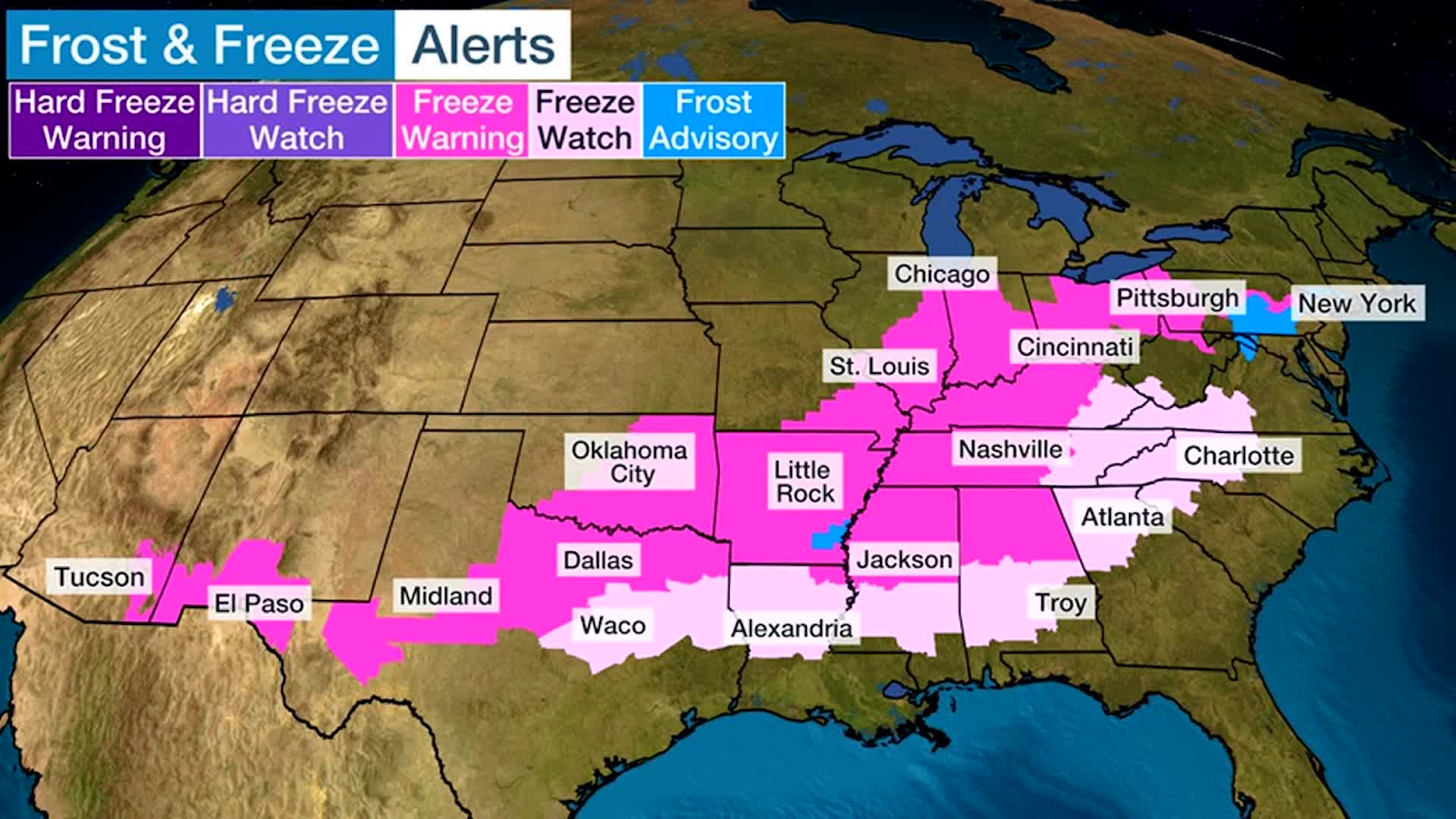 Cold Blast: Not Even The South Is Safe - Videos from The Weather Channel