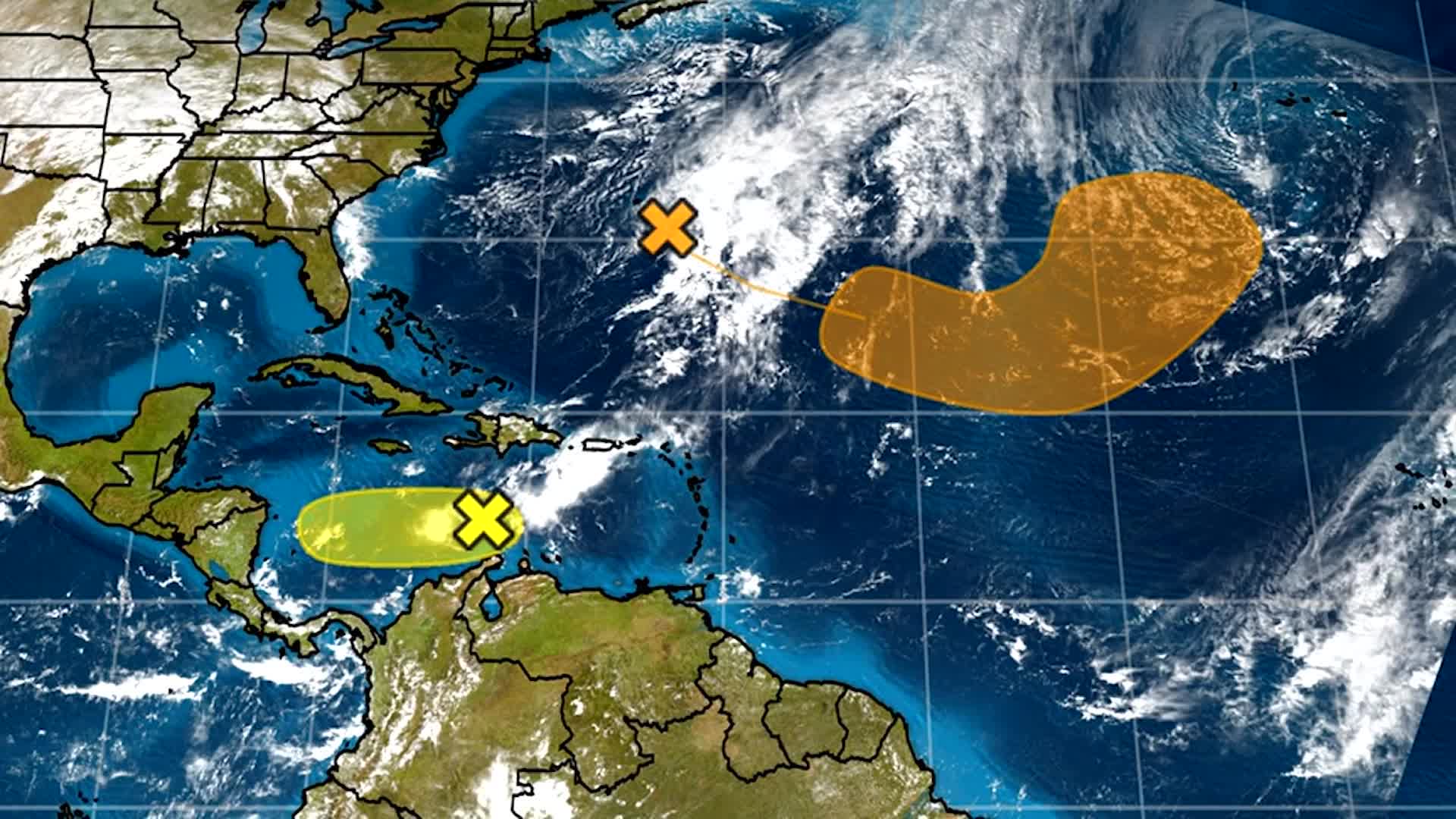 Watching 2 Areas Of Interest In Atlantic - Videos from The Weather Channel