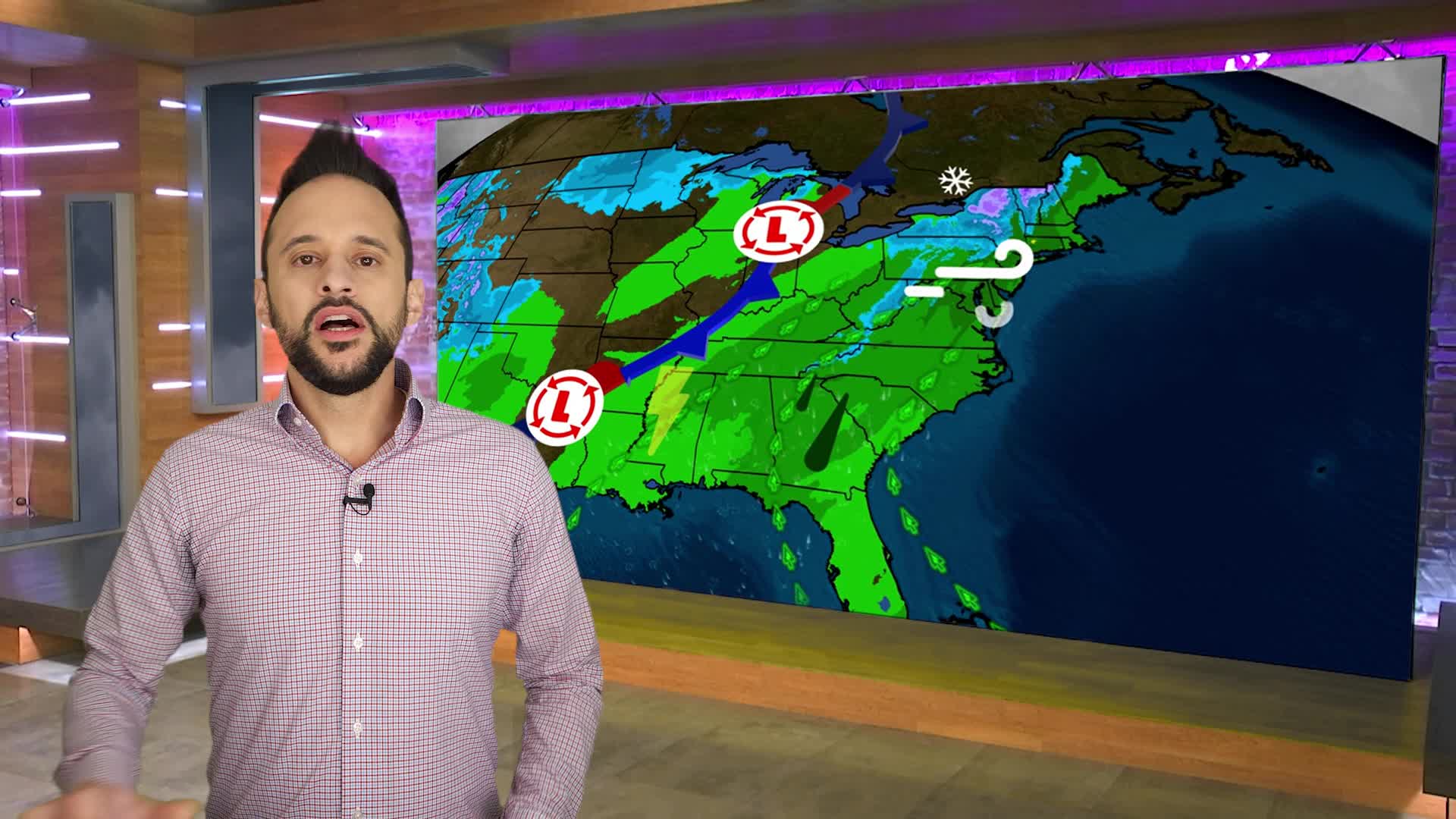 Weekend Rain, Snow, And Winds For The East - Videos from The Weather ...