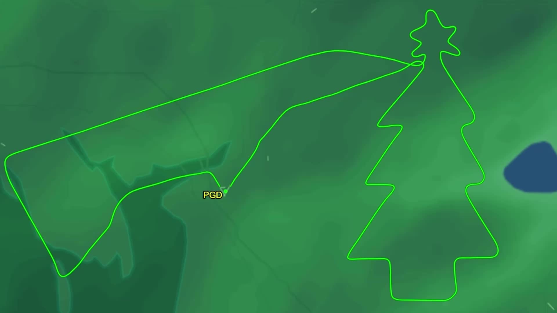 See Festive Pilot’s Flight Path - Videos from The Weather Channel