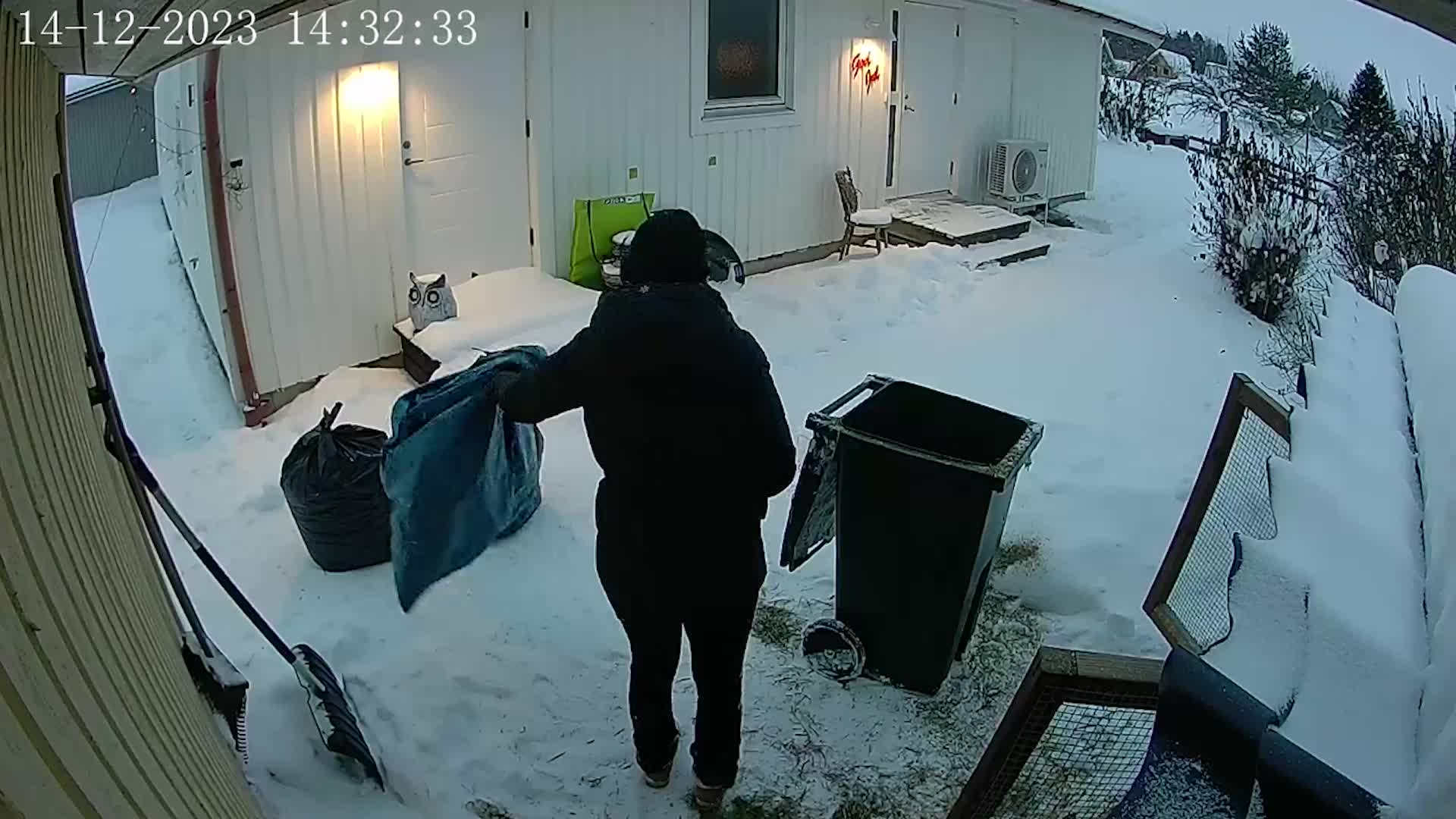 Woman Falls In Snowy Garbage Bin - Videos from The Weather Channel
