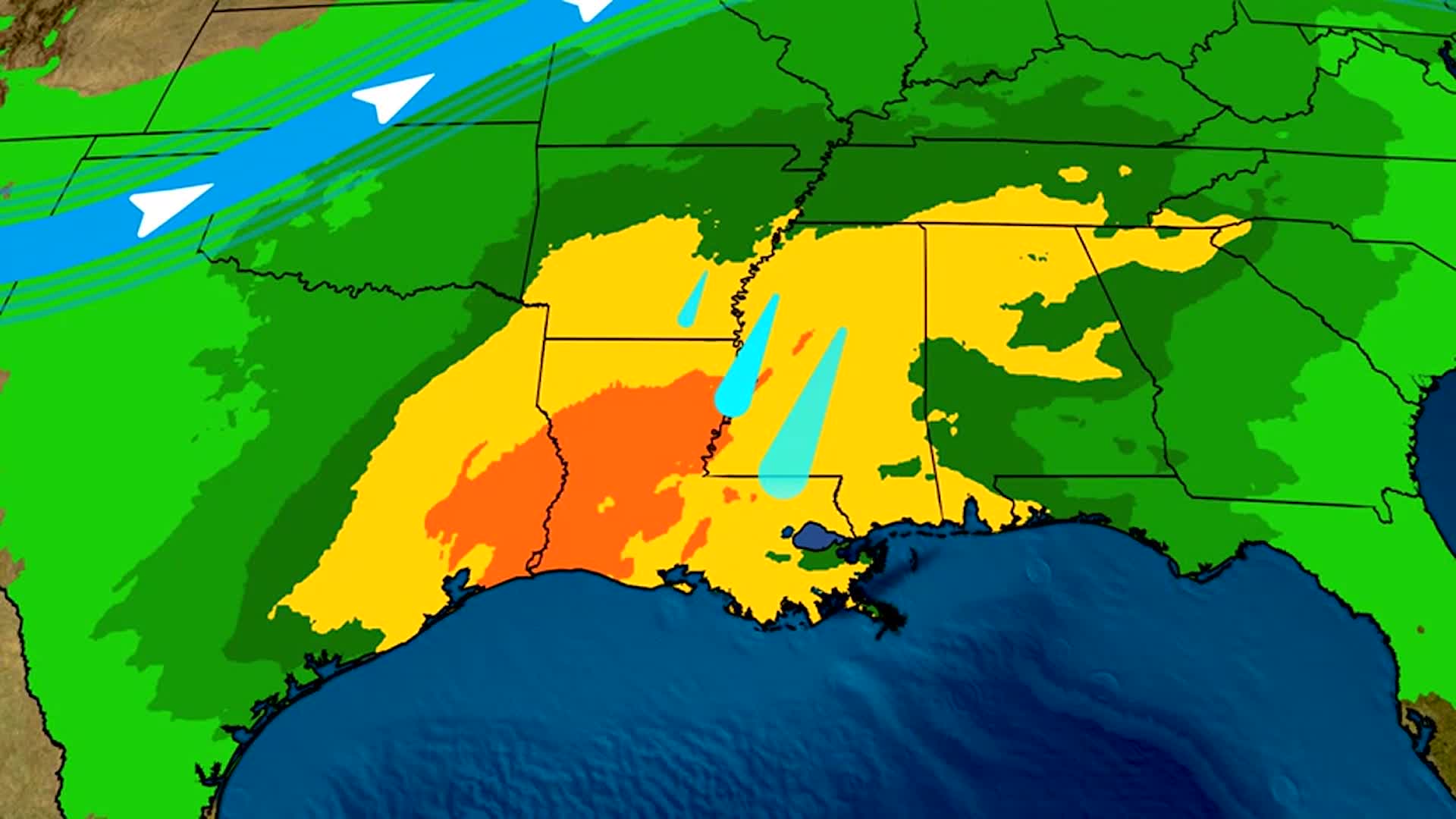Wet Week Ahead, Drought Help For South - Videos from The Weather Channel