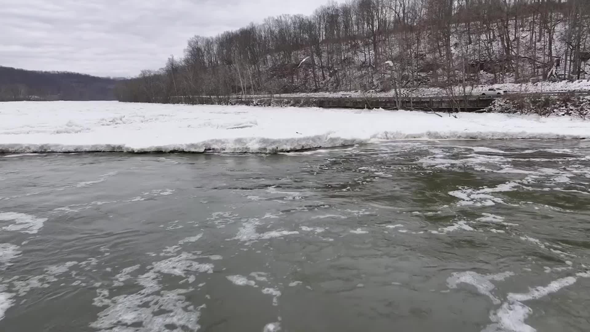 The Before And After Of An Ice Jam - Videos from The Weather Channel