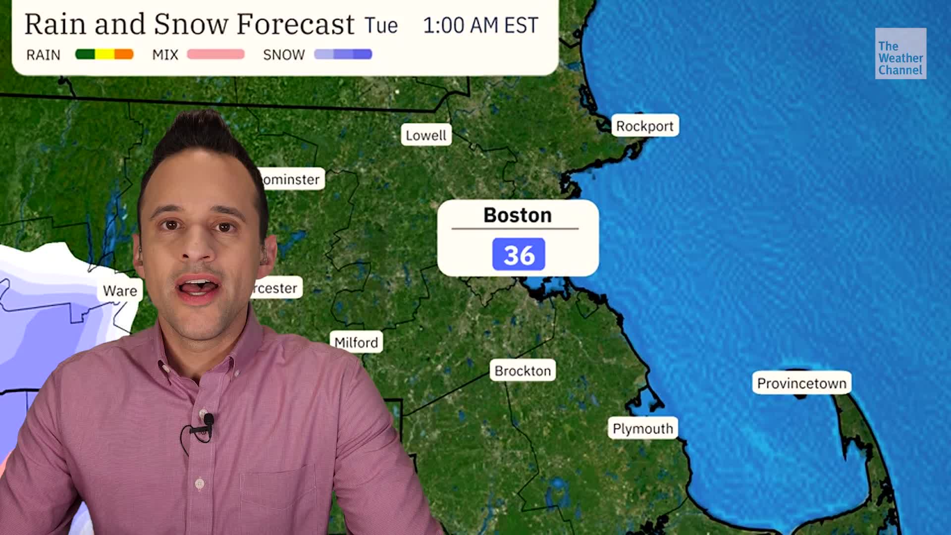 Snow Moving Into Boston This Week - Videos from The Weather Channel