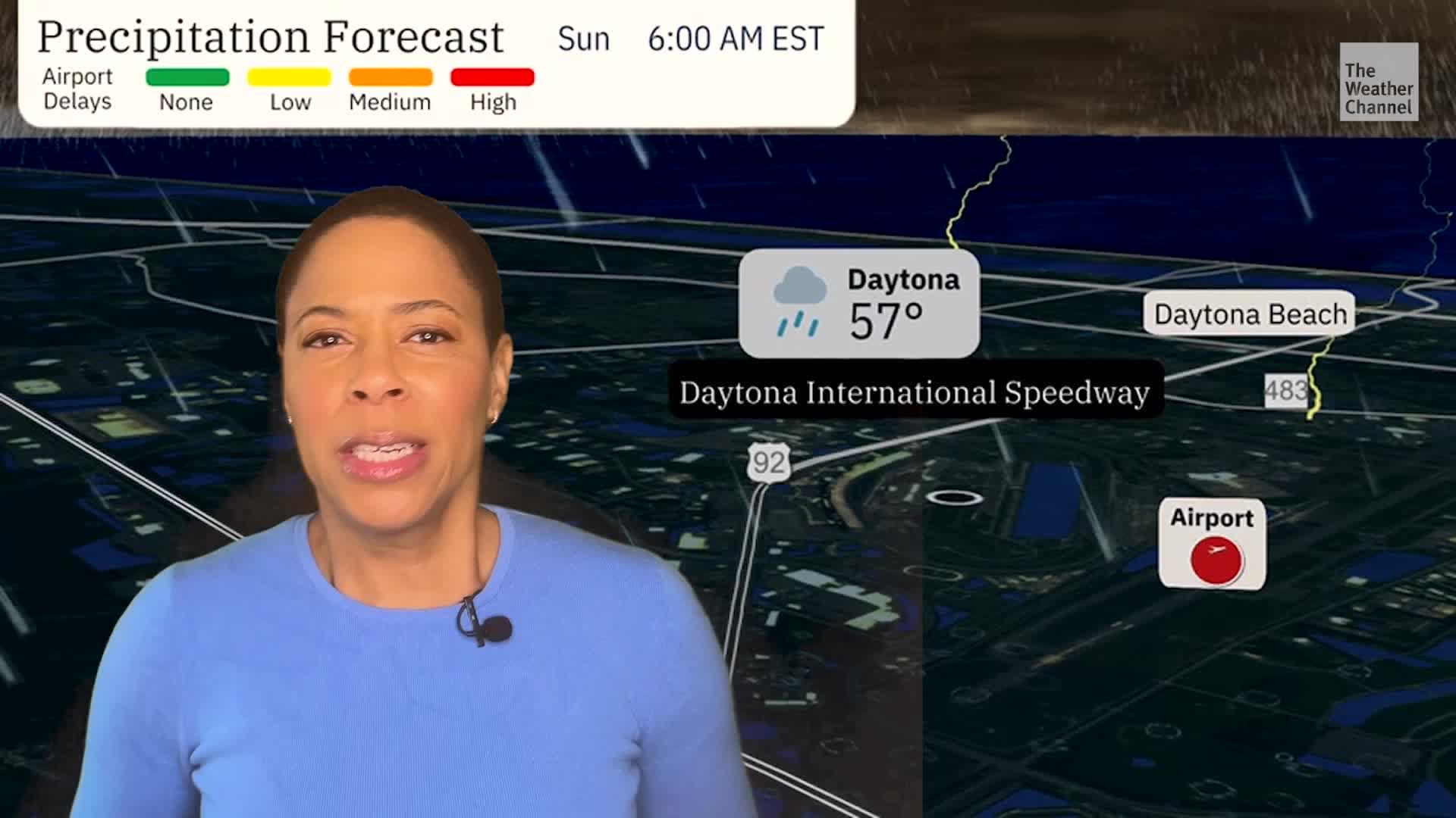 Rainy Forecast For Sunday's Daytona 500 - Videos from The Weather Channel