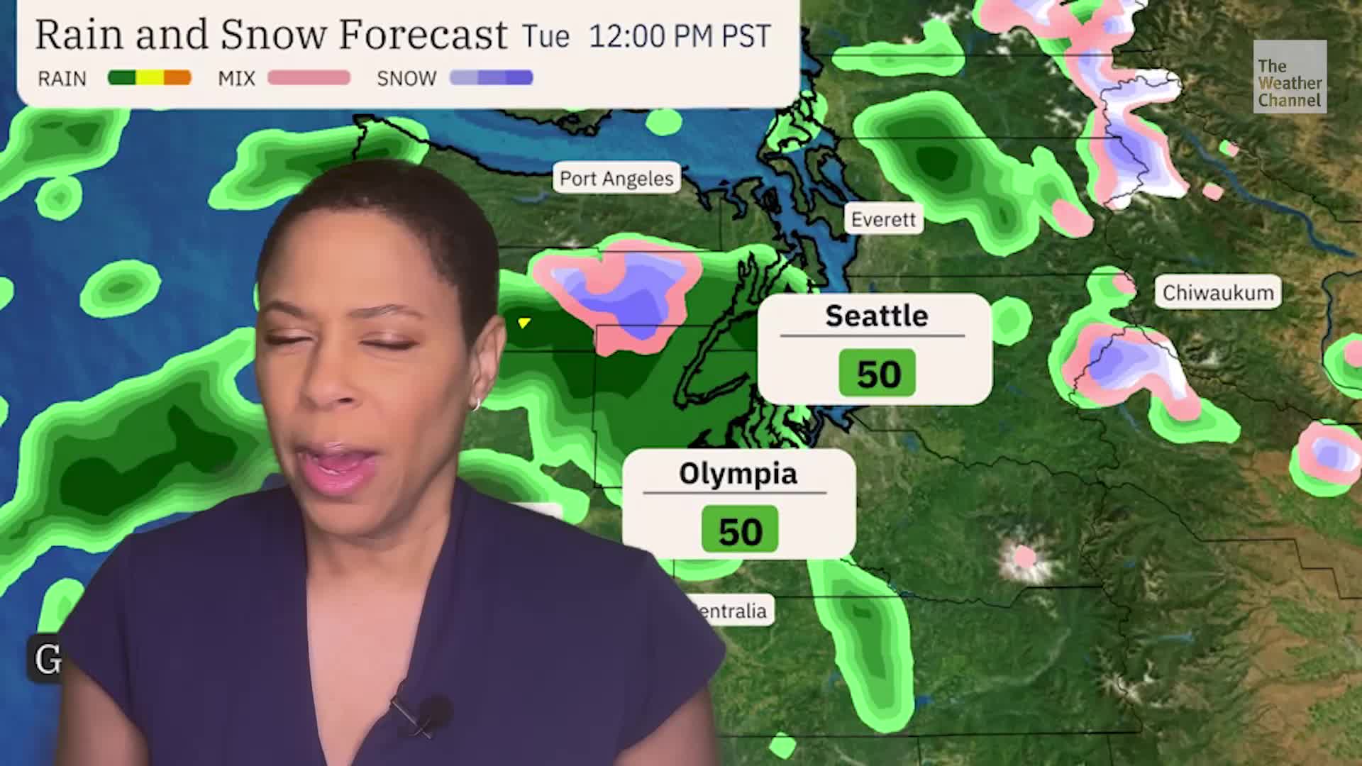 Timing For Seattle Area Rain - Videos from The Weather Channel