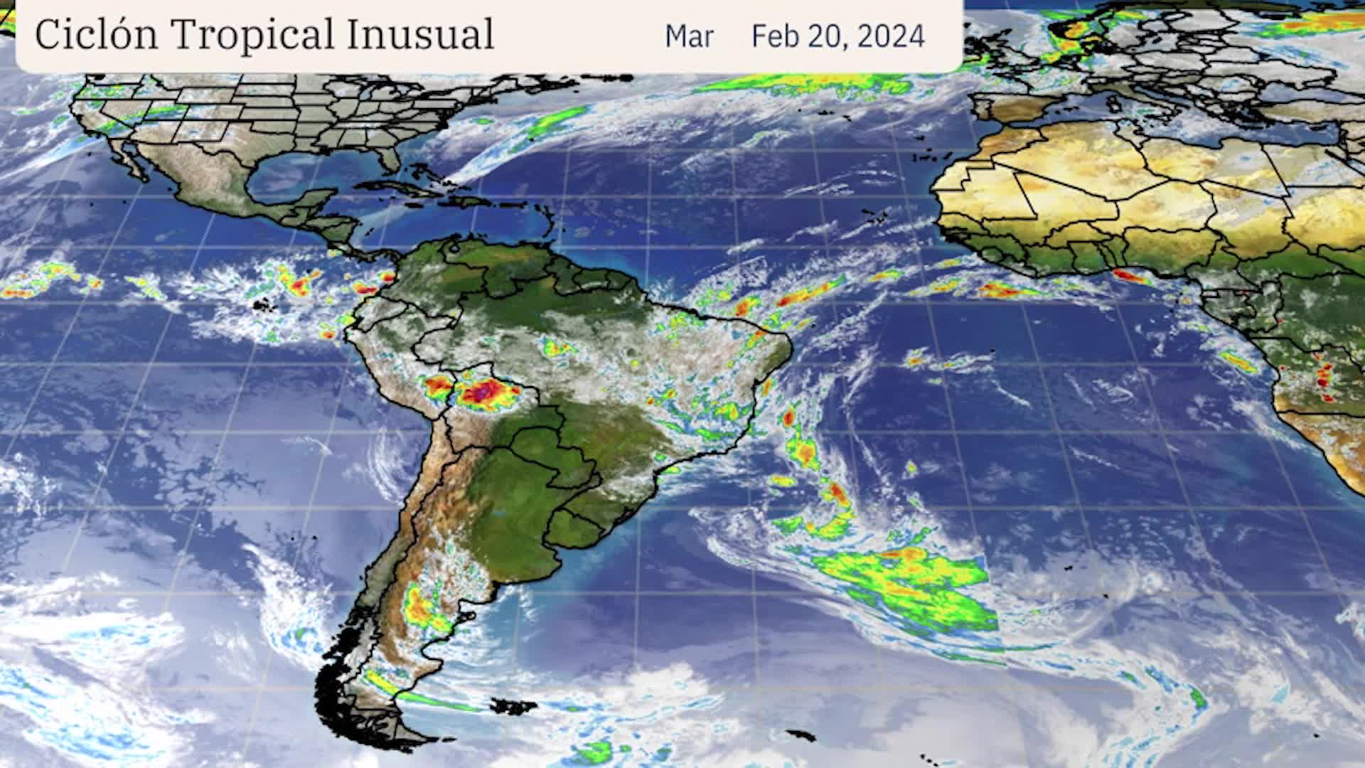 Rara Tormenta Tropical Azota Cerca de Brasil - Videos de The Weather ...
