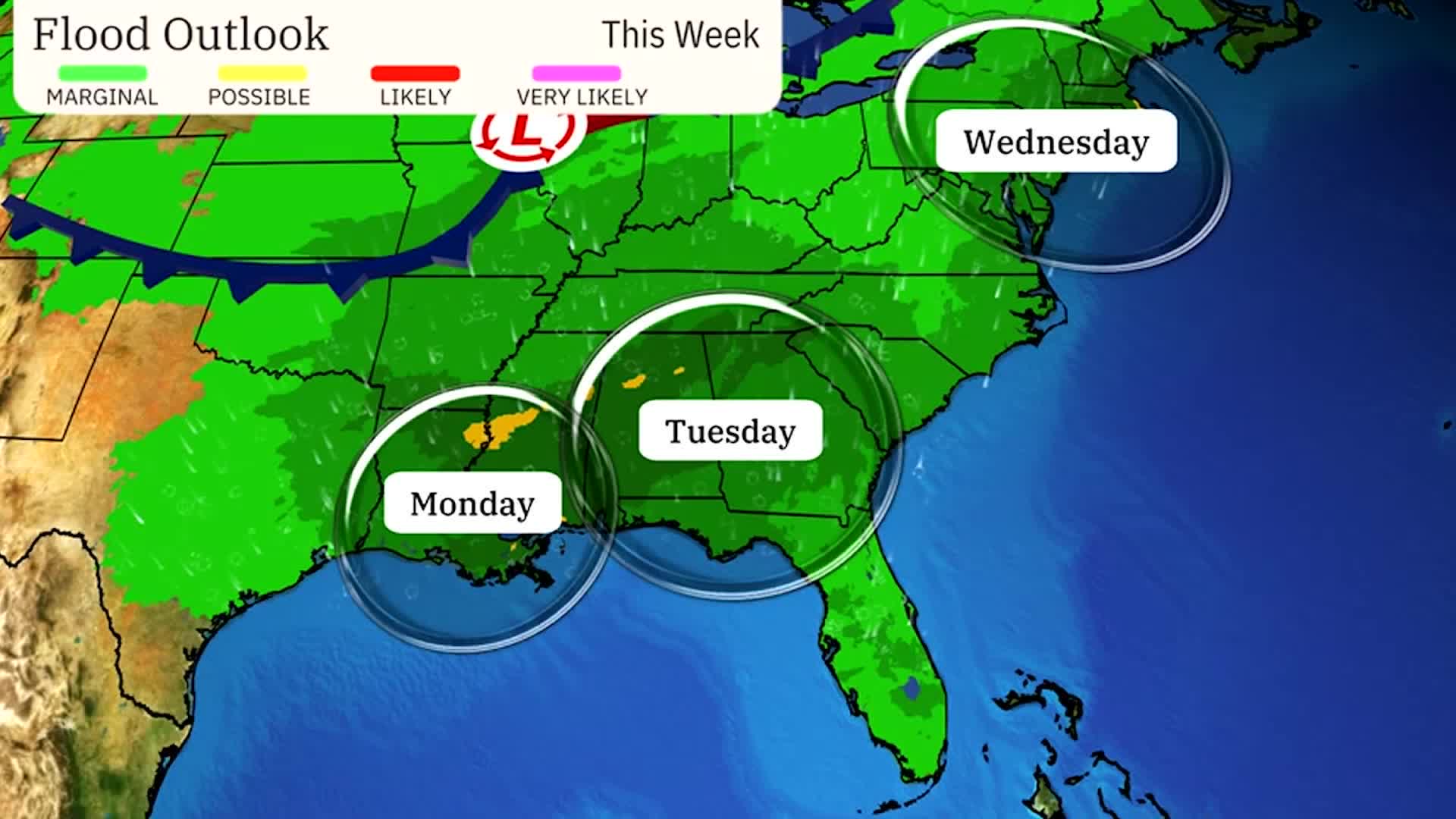 Stormy Start To The Week - Videos from The Weather Channel