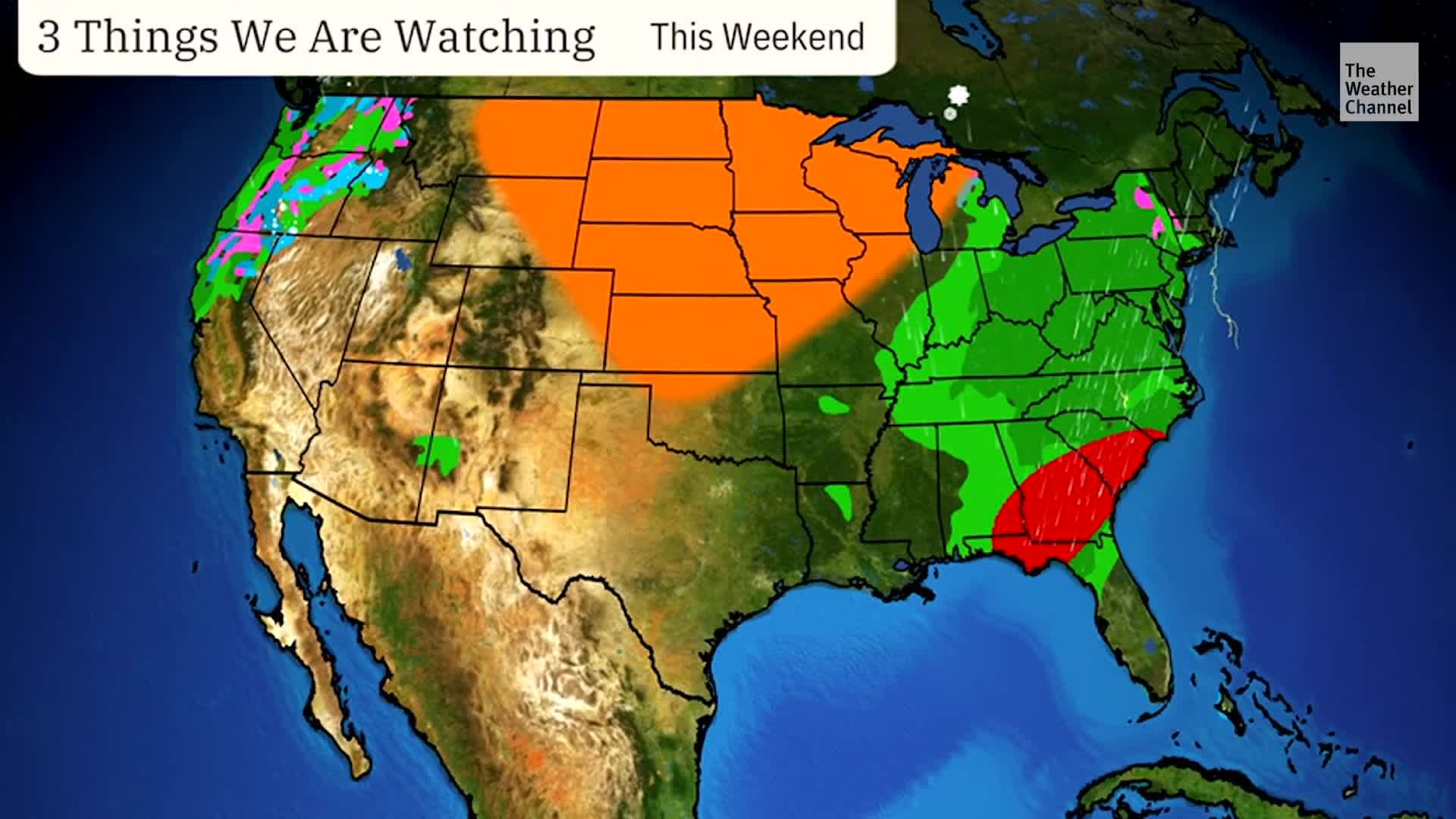 Weather To Watch Heading Into The Weekend - Videos from The Weather Channel