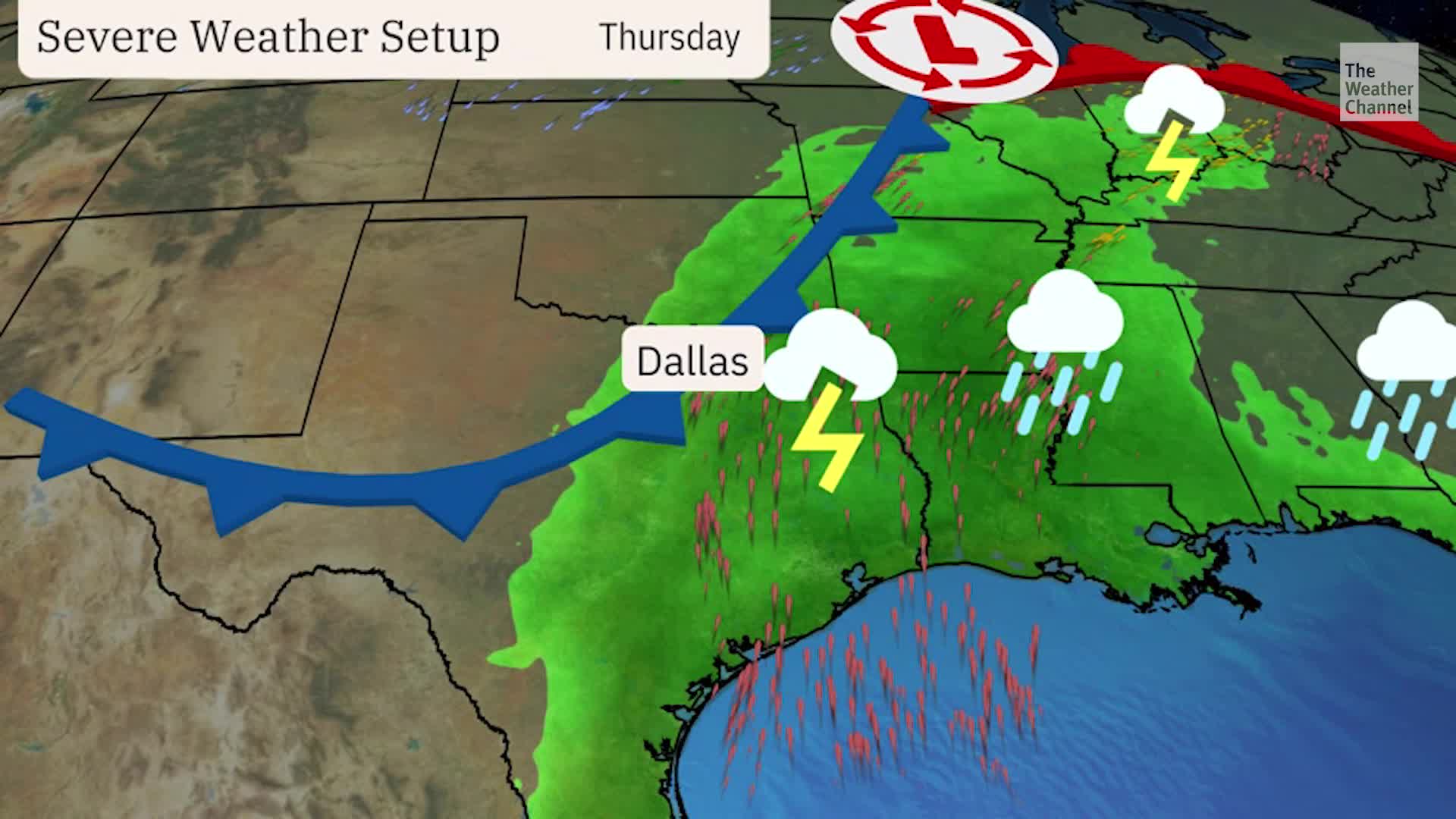 Heads Up, Dallas: Severe Threat Returns - Videos from The Weather Channel