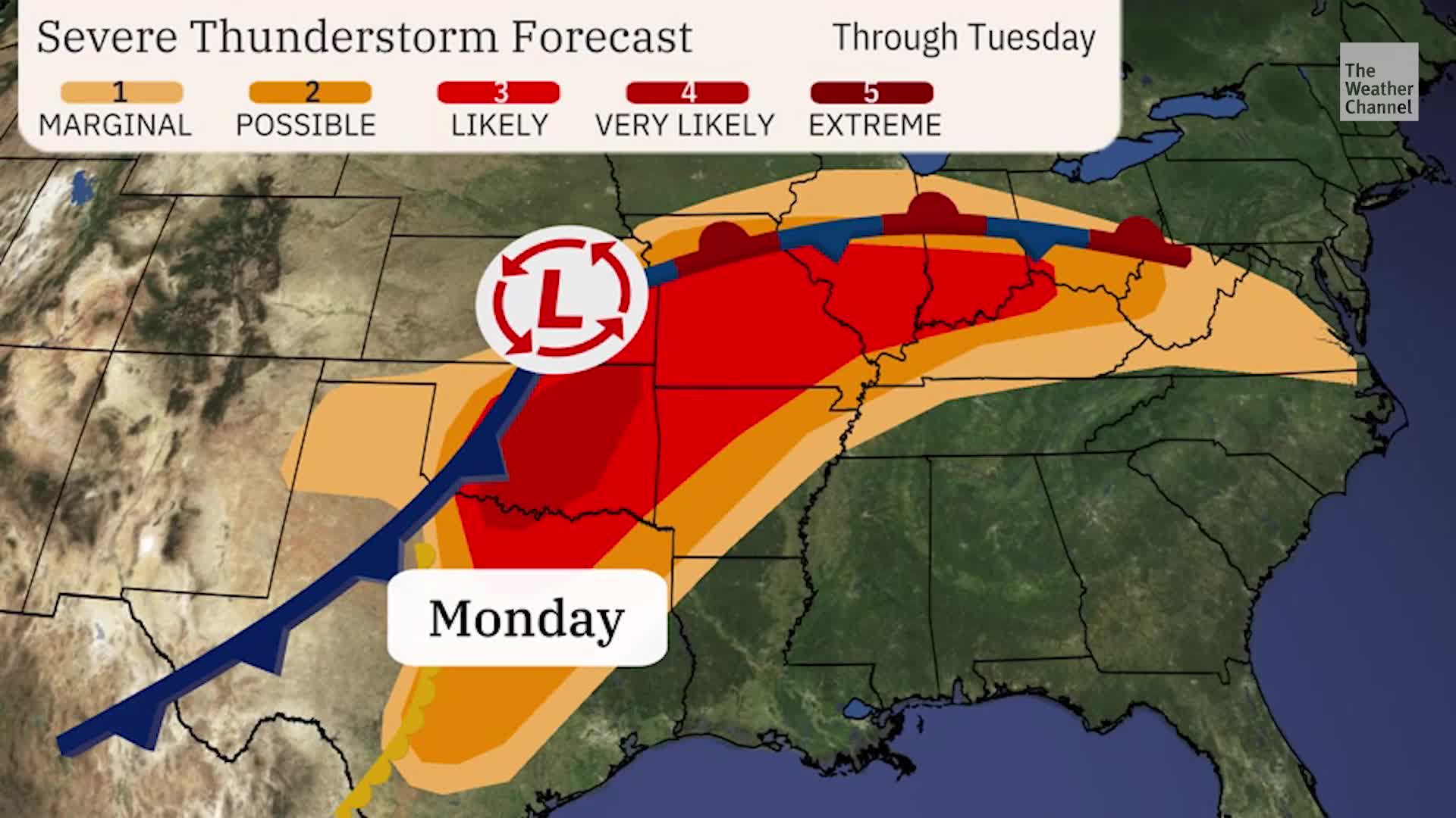 Severe Storm Risk Escalates; Outbreak Possible - Videos from The ...