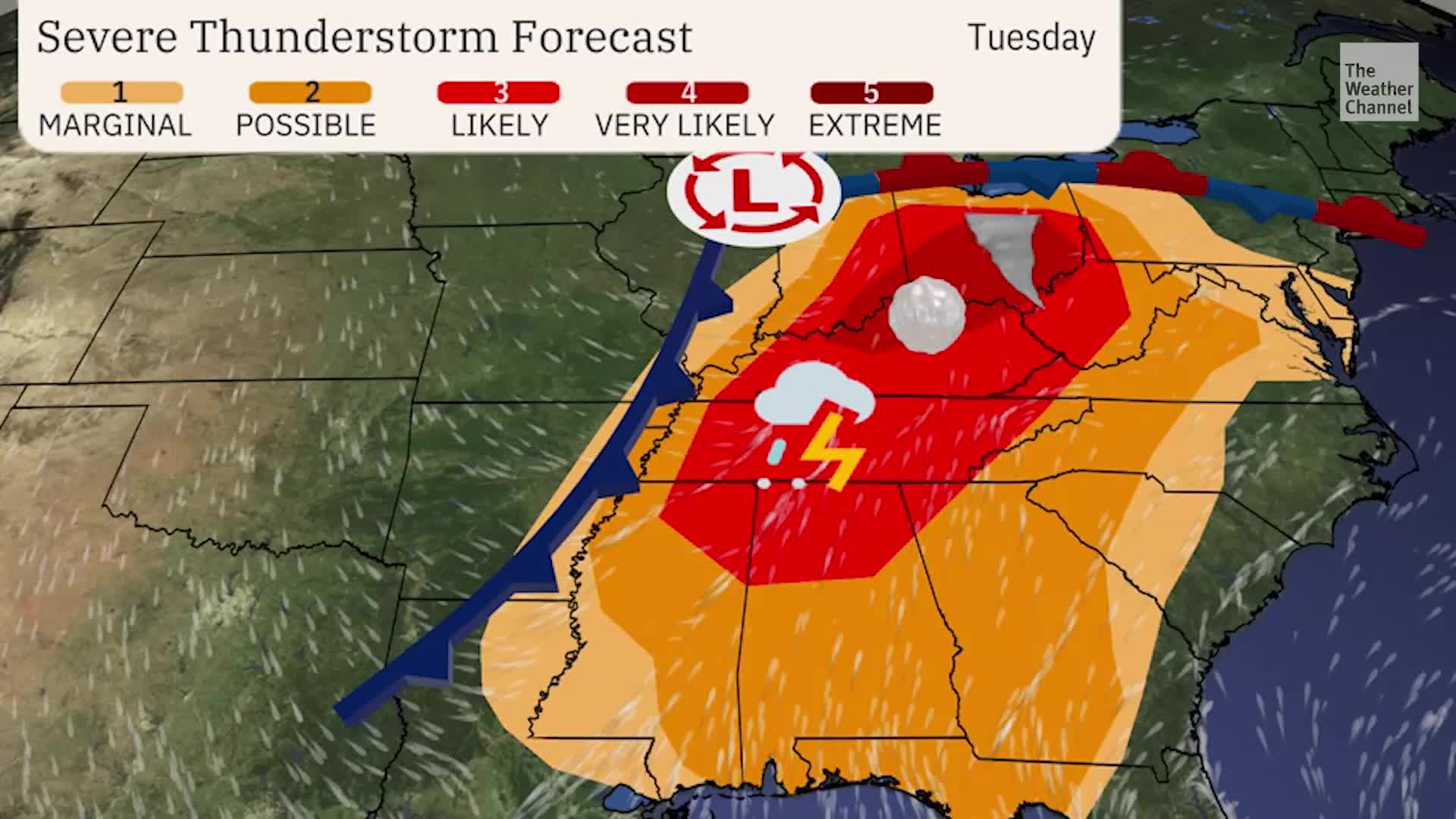 Where To Watch For A Severe Weather Outbreak Today - Videos from The ...