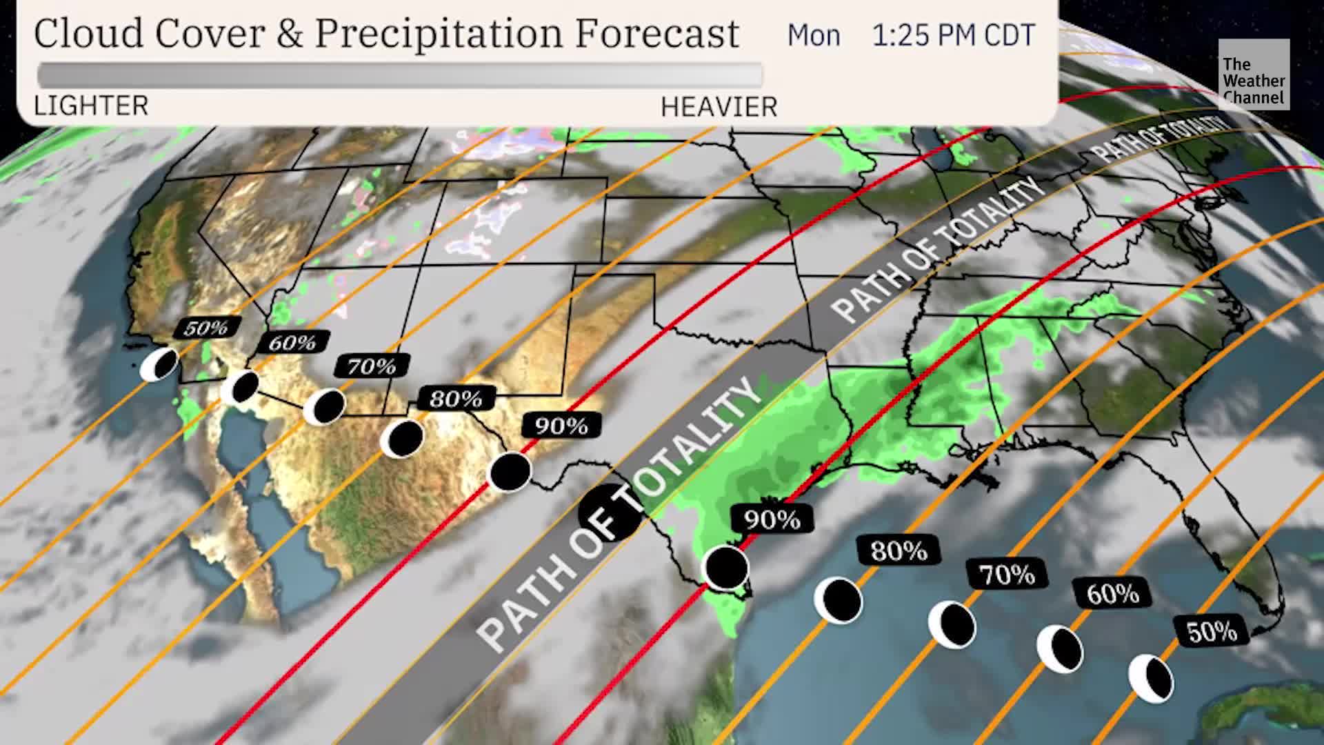 Here’s Your Solar Eclipse Viewing Forecast - Videos from The Weather ...