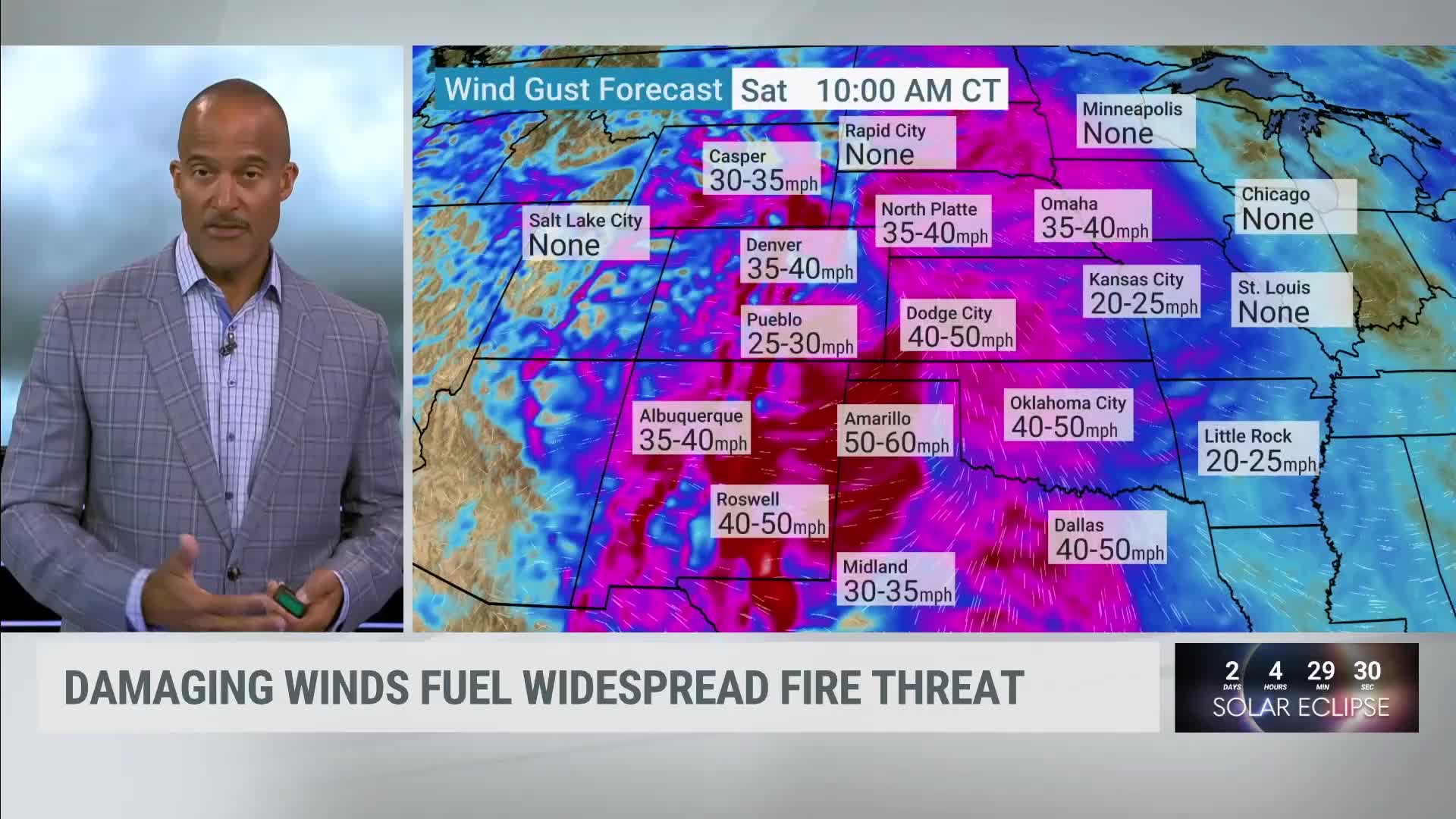 Winds Bringing Widespread Fire Threat - Videos from The Weather Channel