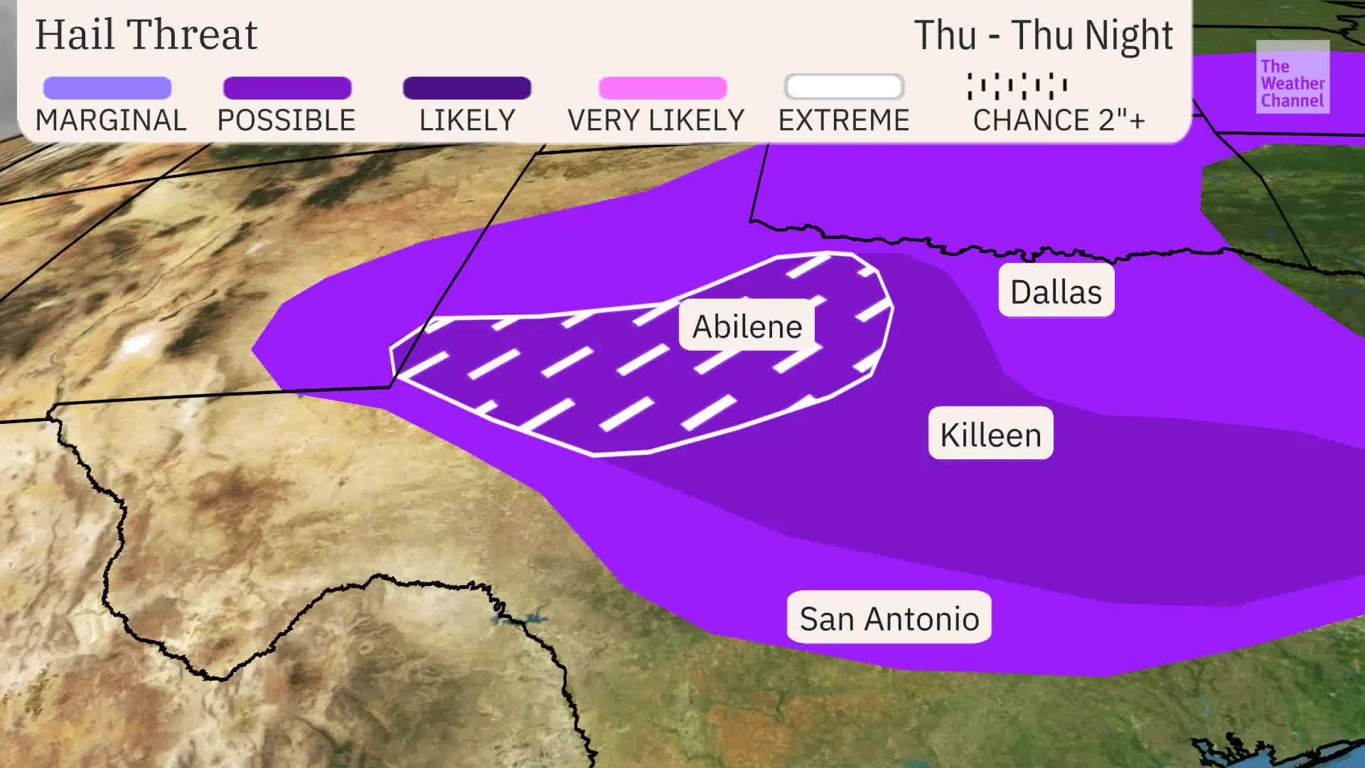 Dual Severe Weather Threats In Texas - Videos from The Weather Channel