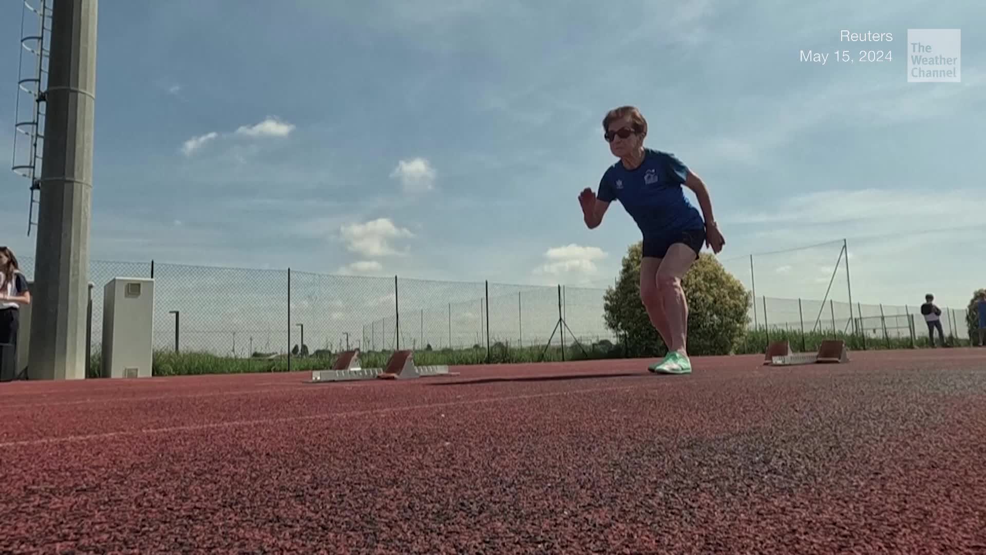 Watch Nonagenarian Sprint To The Finish Line - Videos from The Weather ...
