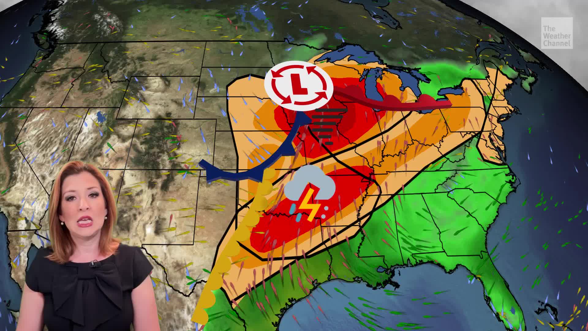Severe Weather Threat Lasts Through Thursday - Videos from The Weather ...
