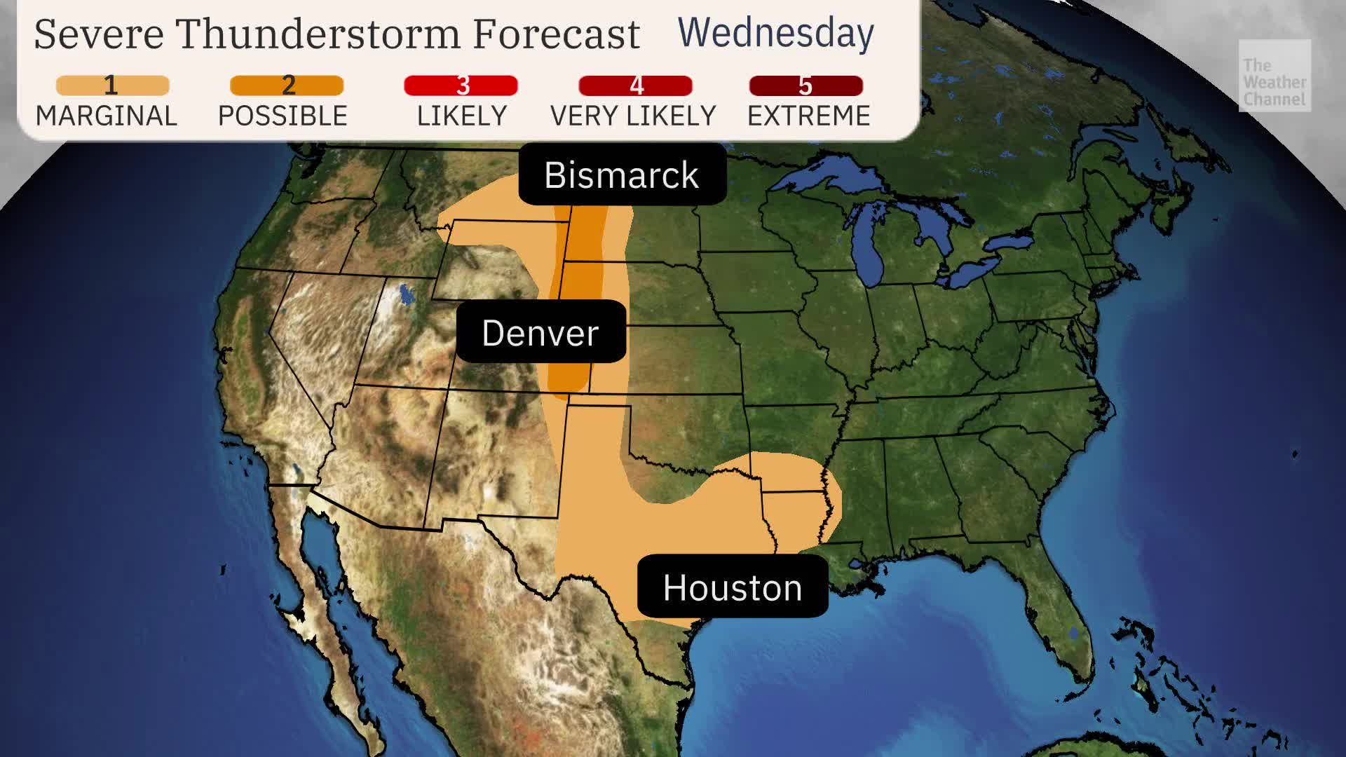 Rounds Of Drenching Storms Ahead For Central US - Videos from The Weather Channel