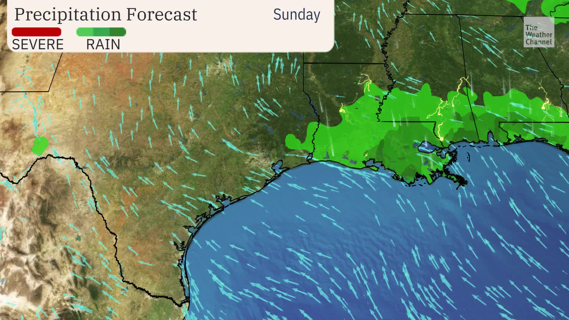 Texas and Louisiana: Prepare to Get Drenched - Videos from The Weather ...