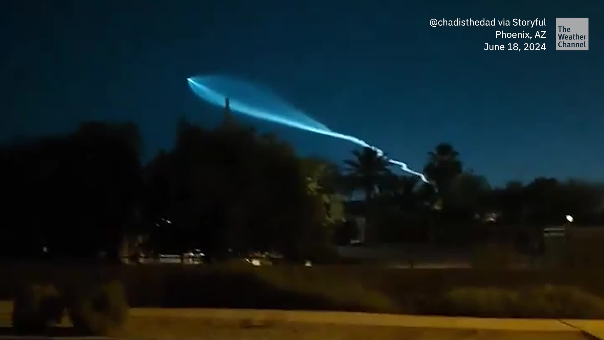 Watch Rocket’s Dazzling Twilight Effect - Videos from The Weather Channel