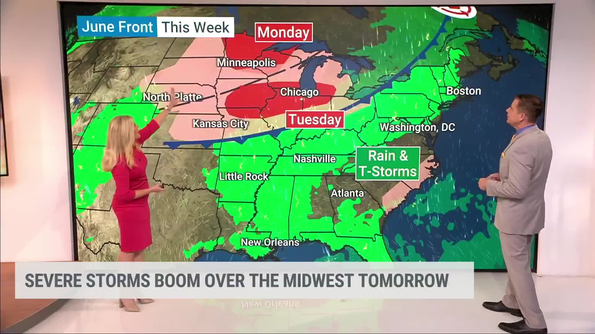 Severe Start Of The Week In Upper Midwest - Videos from The Weather Channel