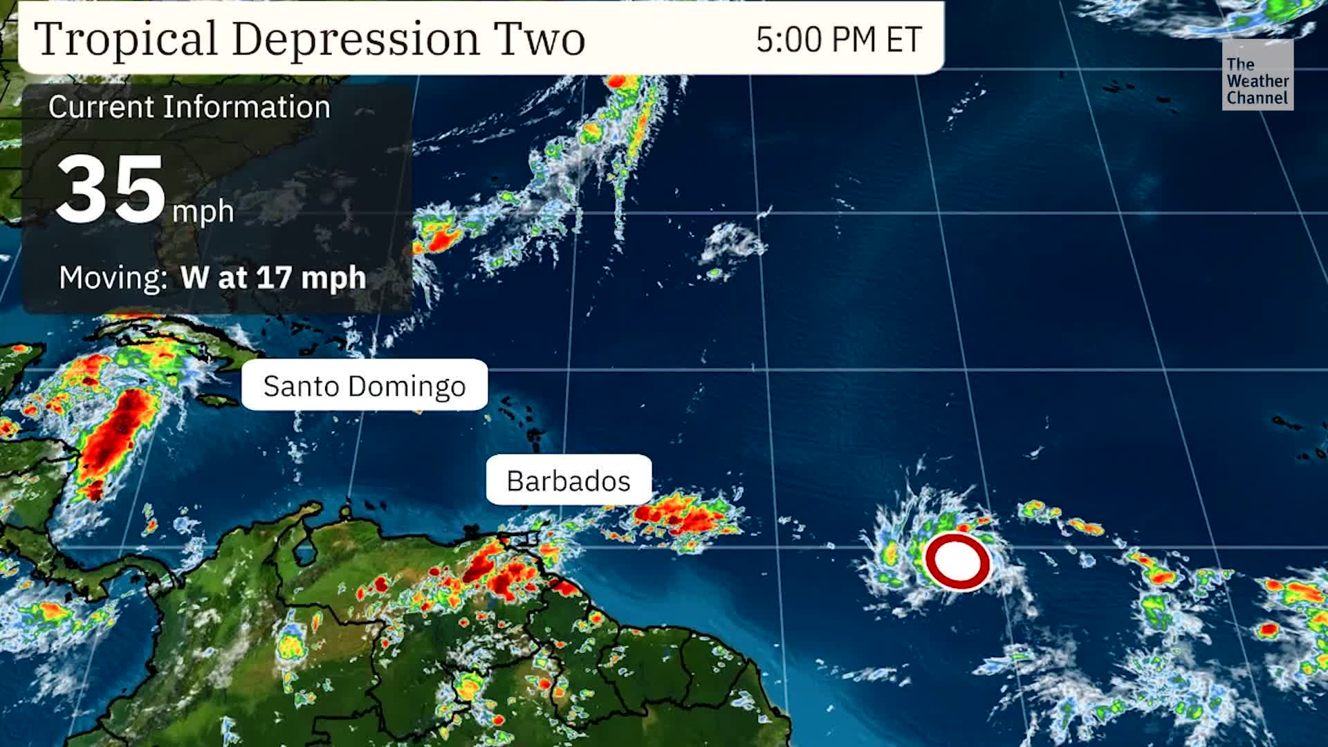 Tropical Depression Two Forms In The Atlantic - Videos from The Weather ...