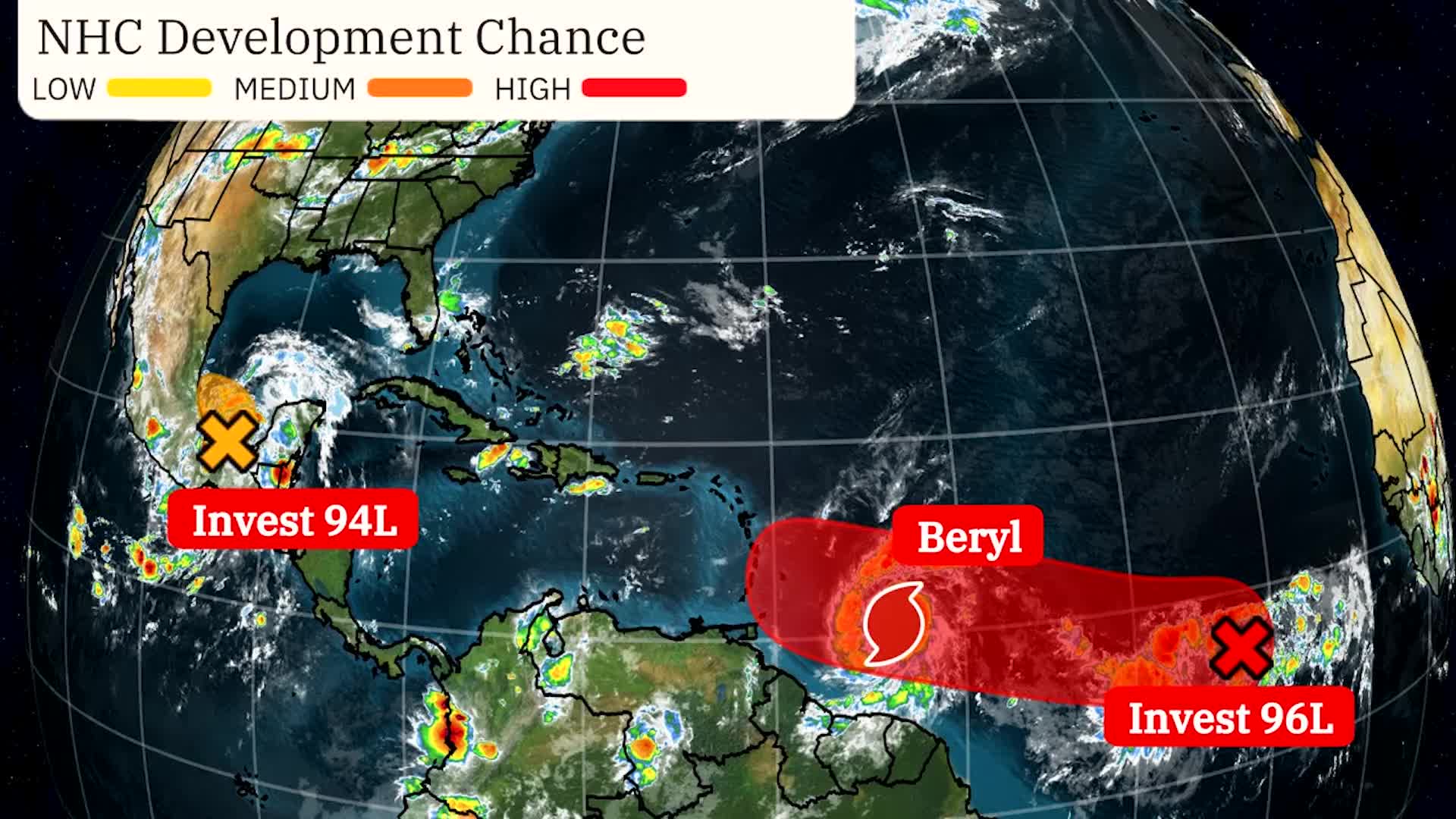 Tropics Fire Up With Three Systems To Watch - Videos from The Weather ...