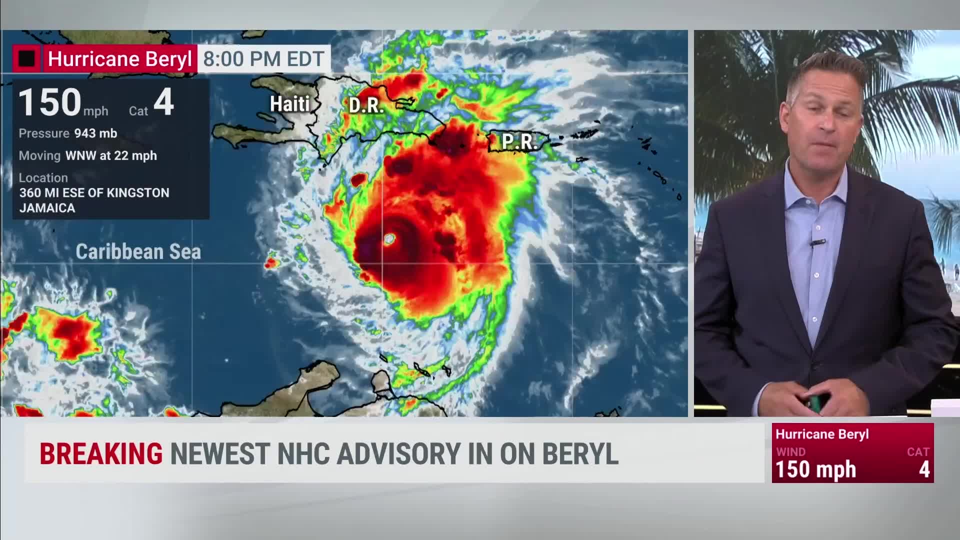 Hurricane Beryl Targets Jamaica, Cayman Islands - Videos from The ...