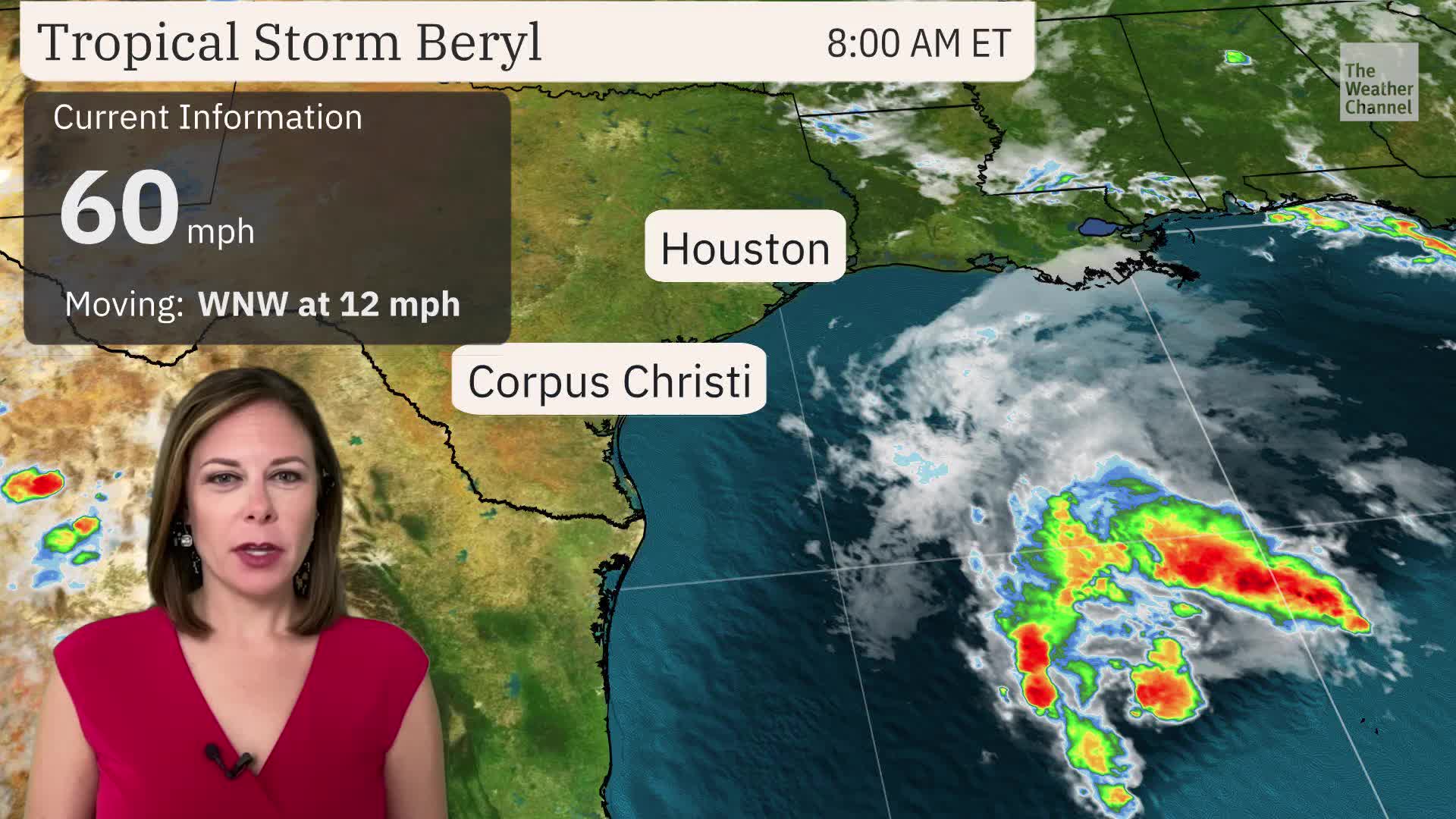 Beryl Bears Down On Texas Coast - Videos from The Weather Channel
