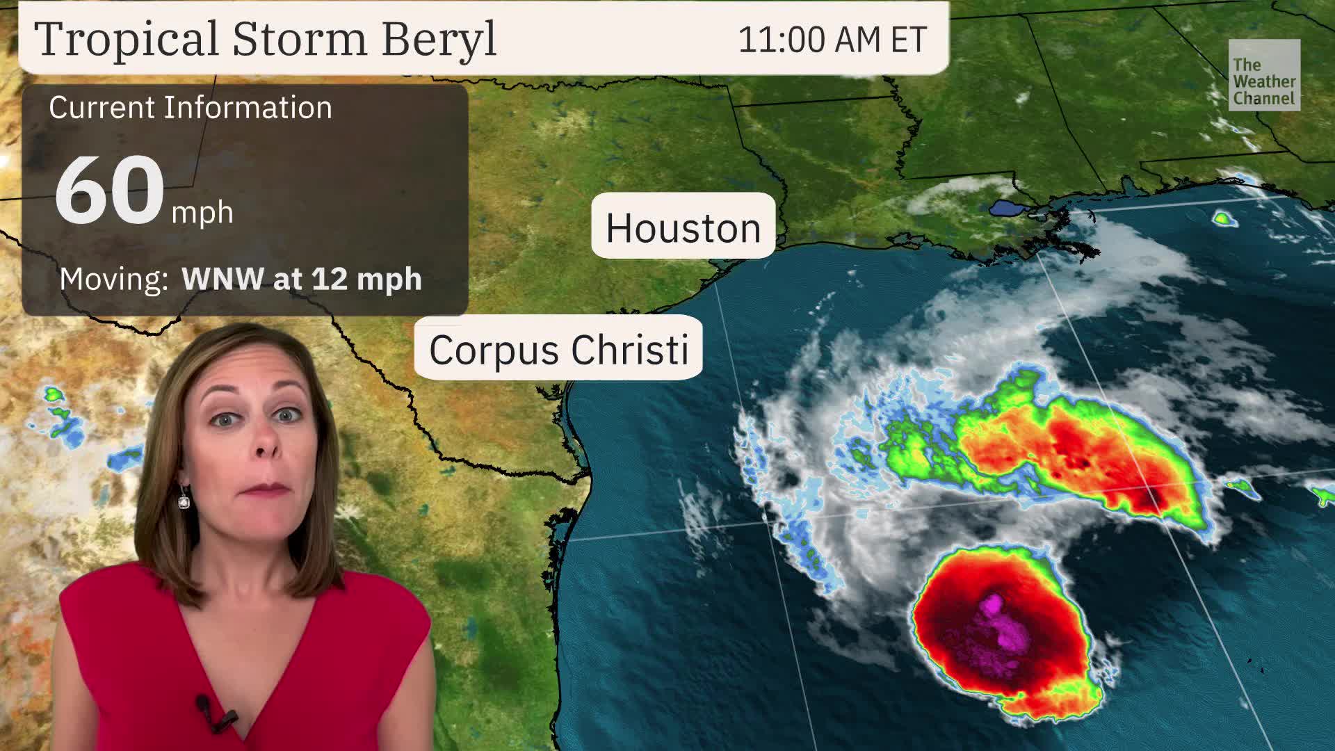 Beryl Bears Down On Texas Coast - Videos from The Weather Channel