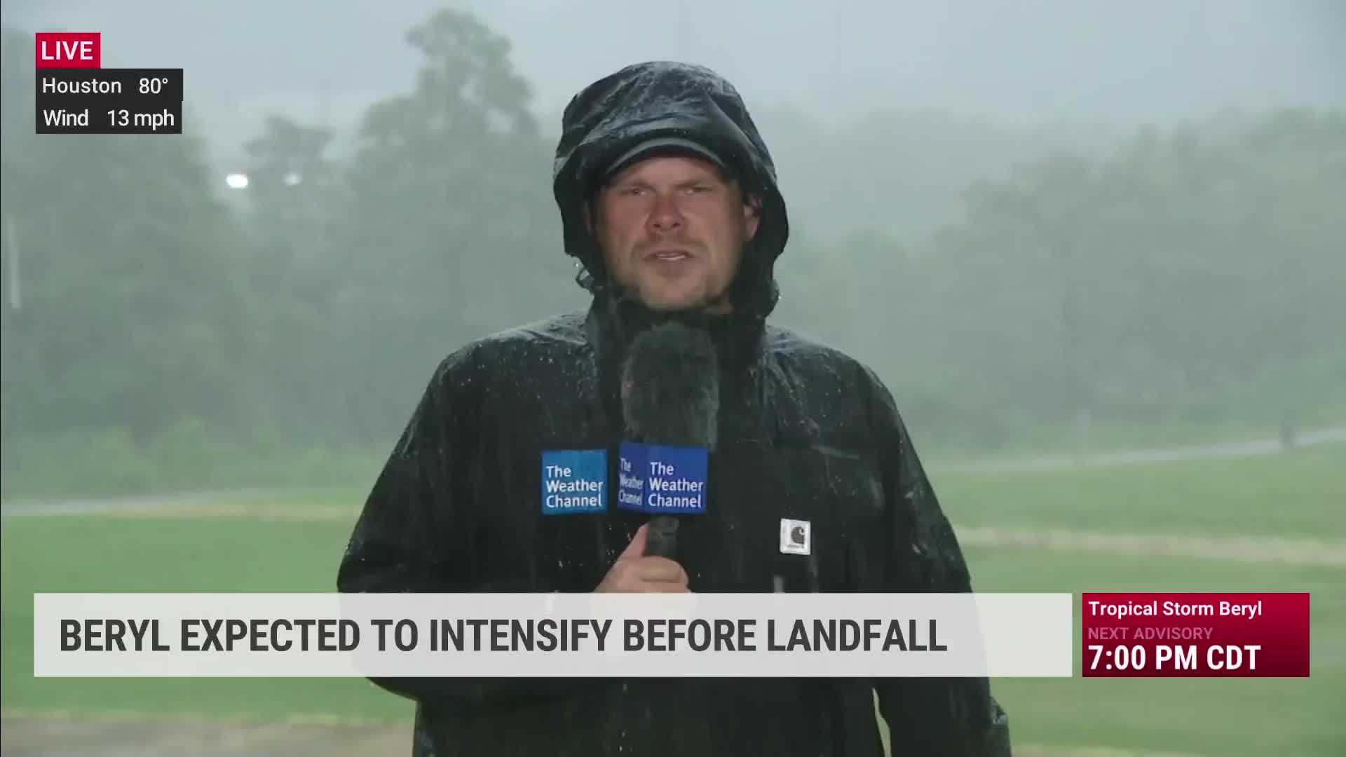 Houston Hit With Blinding Rain Ahead Of Beryl - Videos from The Weather ...