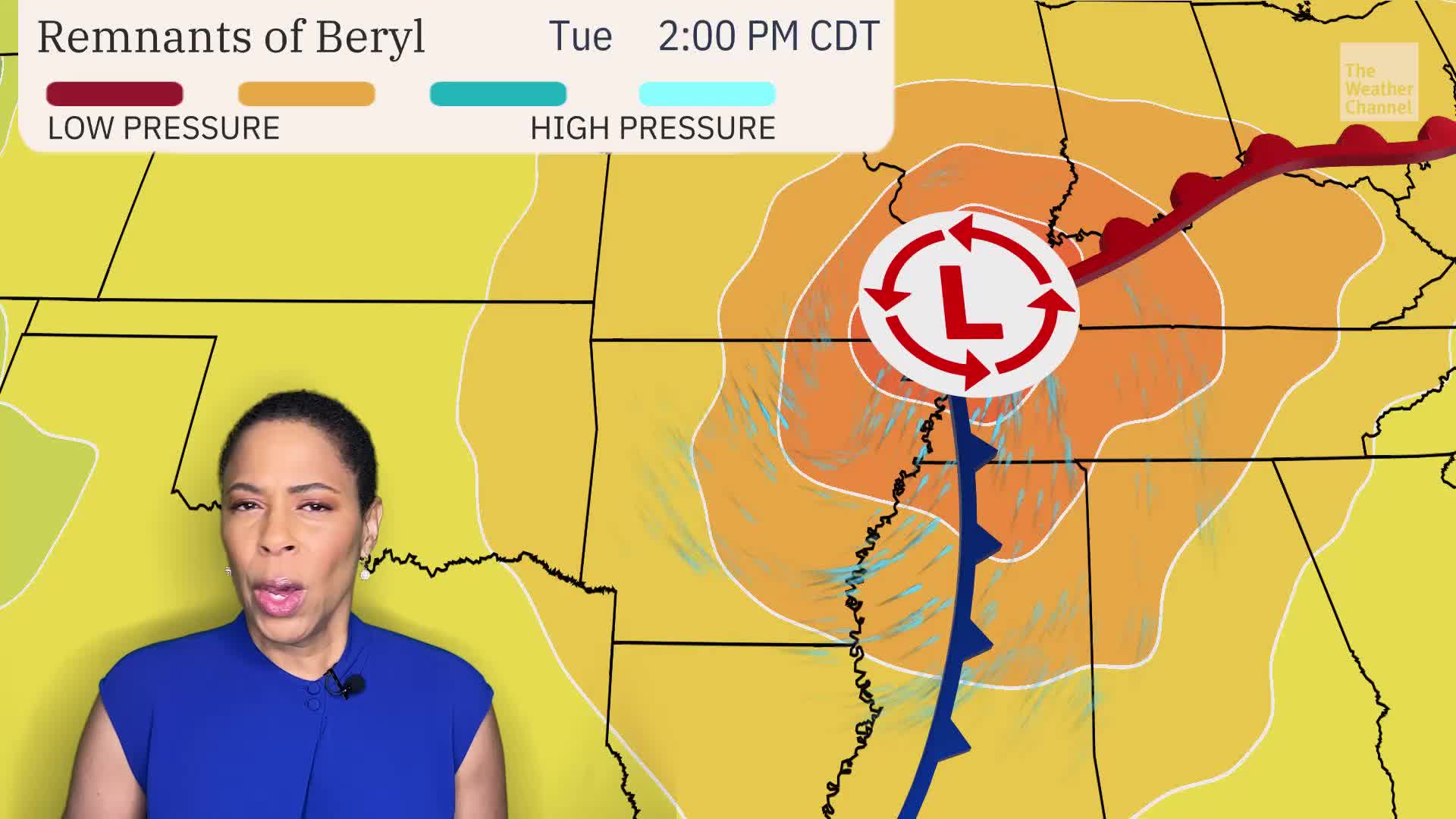 Beryl To Soak Great Lakes On Inland Trek - Videos from The Weather Channel
