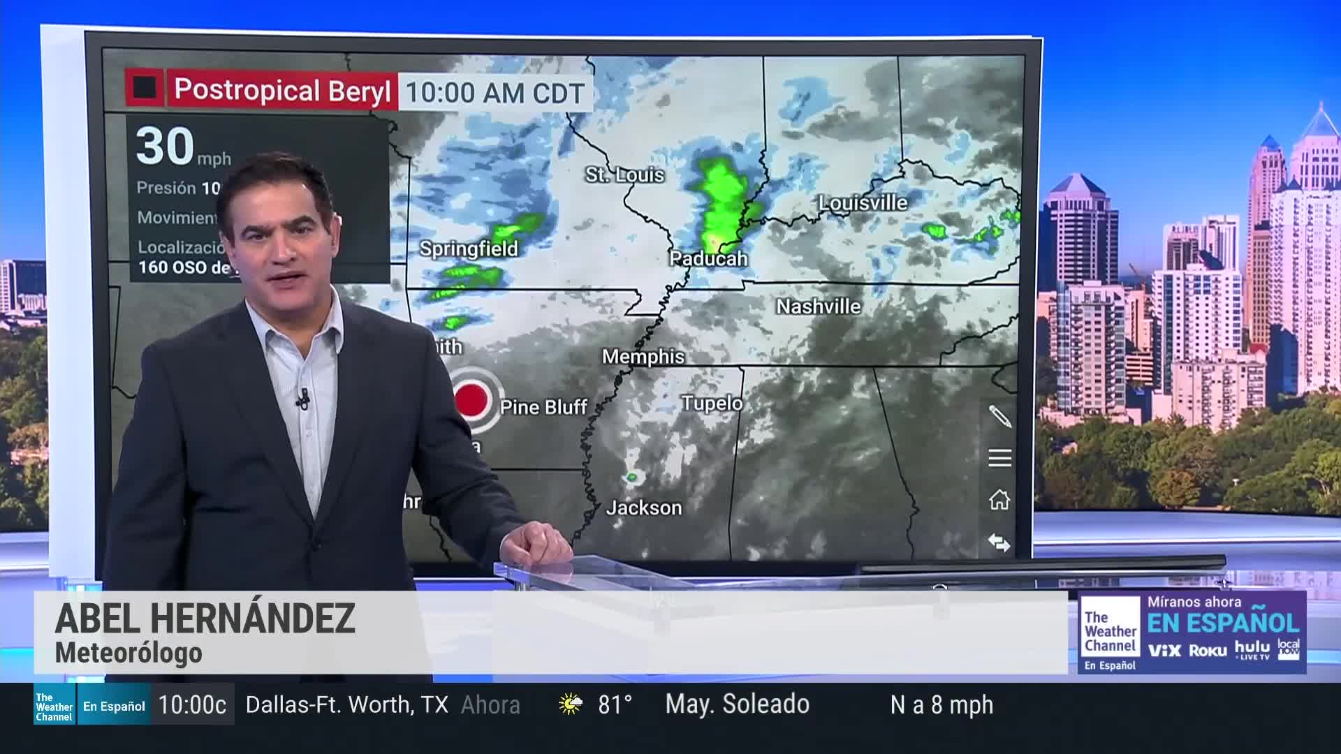 Se Espera Inundaciones y Algunos Tornados a Causa de Beryl - Videos de ...