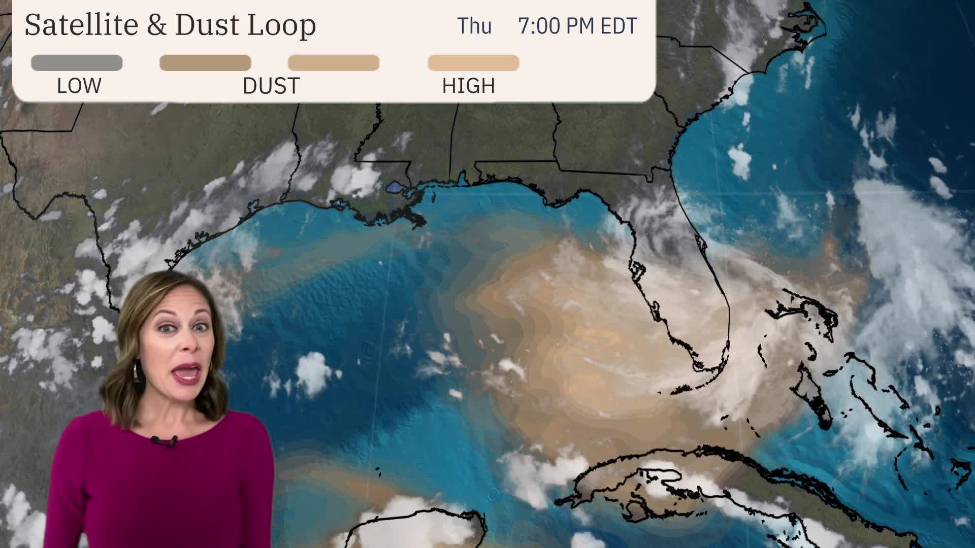 What To Know About Saharan Dust Over Florida - Videos from The Weather ...