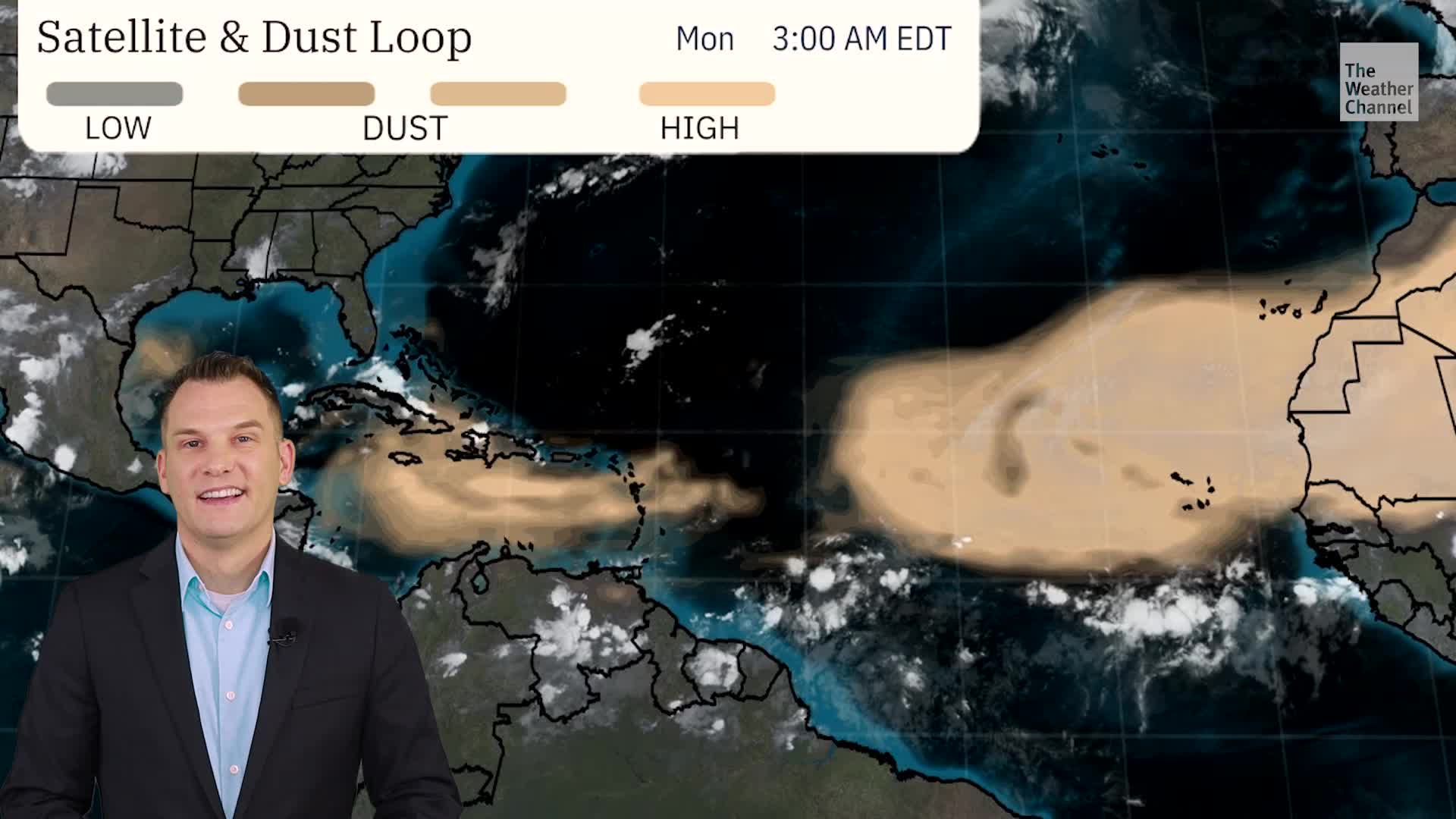 Saharan Dust Dominates The Atlantic Basin - Videos from The Weather Channel