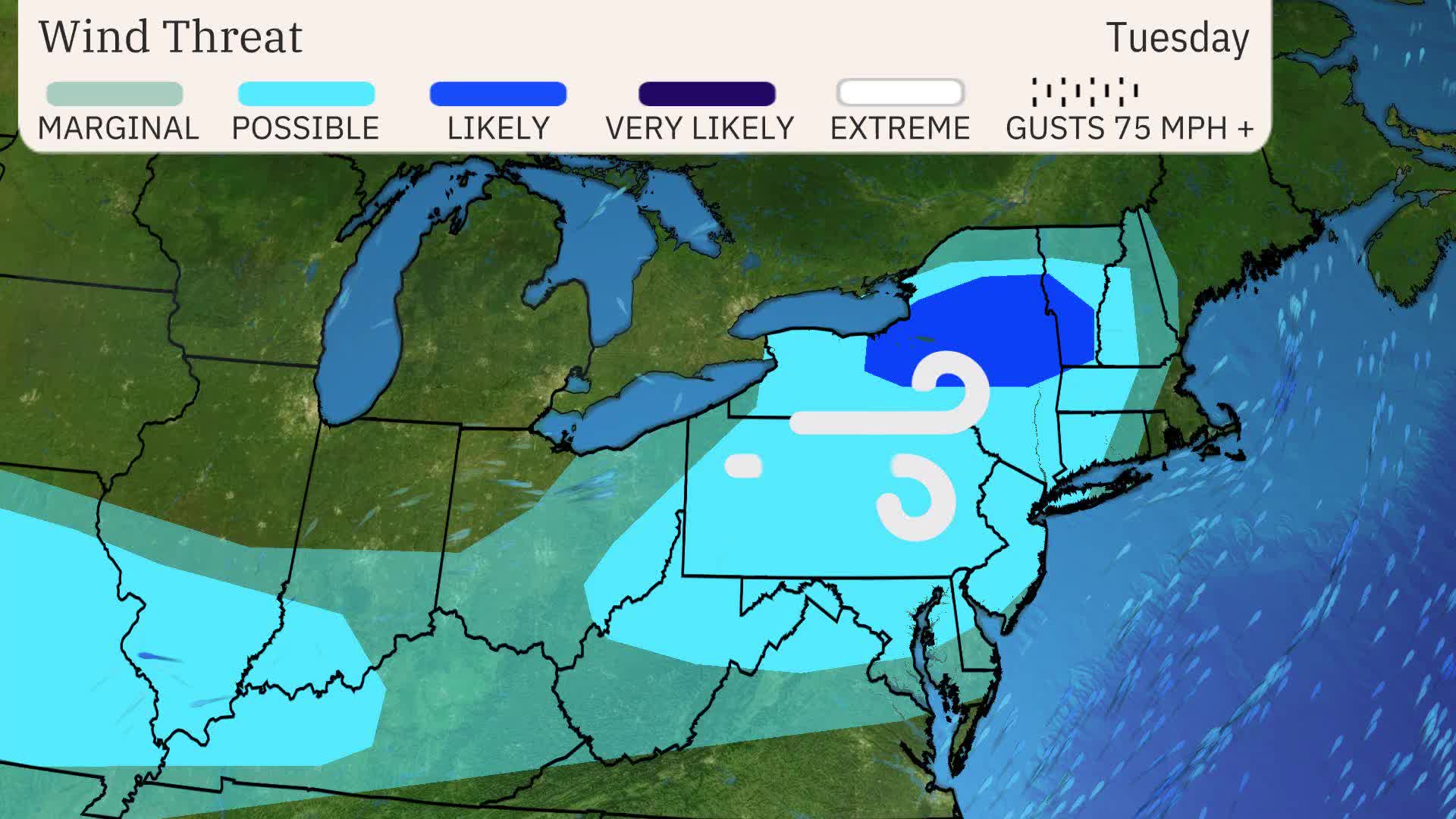 Damaging Winds For Northeast, Stormy Southeast - Videos from The ...