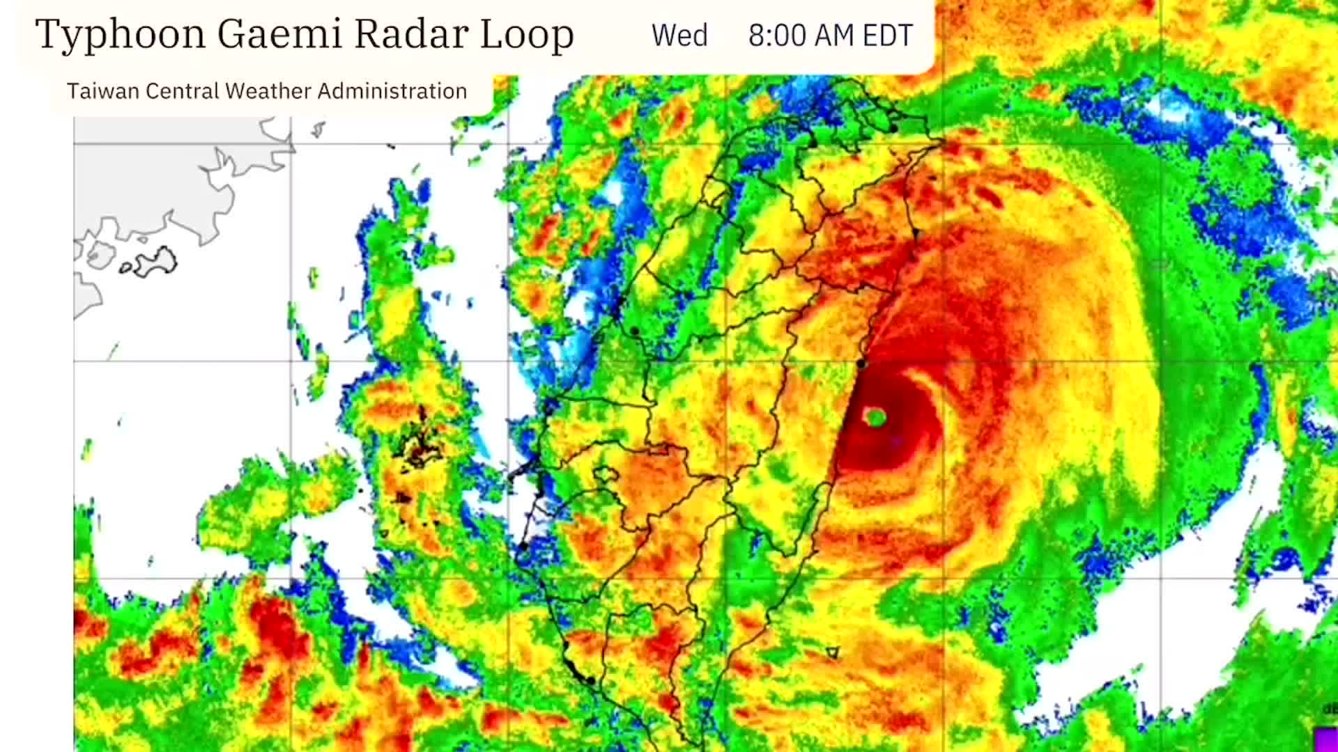 Typhoon Completes Loop Off Coast, Comes Back To Same Area Second Time ...