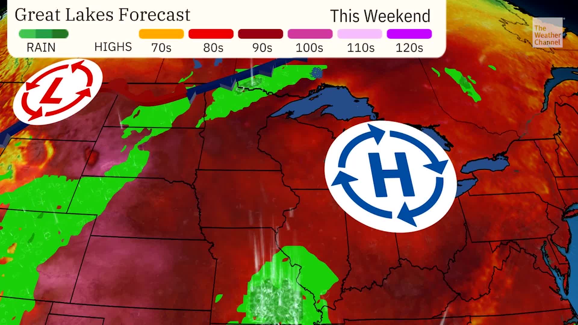 Soggy Times On Tap For Great Lakes Next Week - Videos from The Weather ...