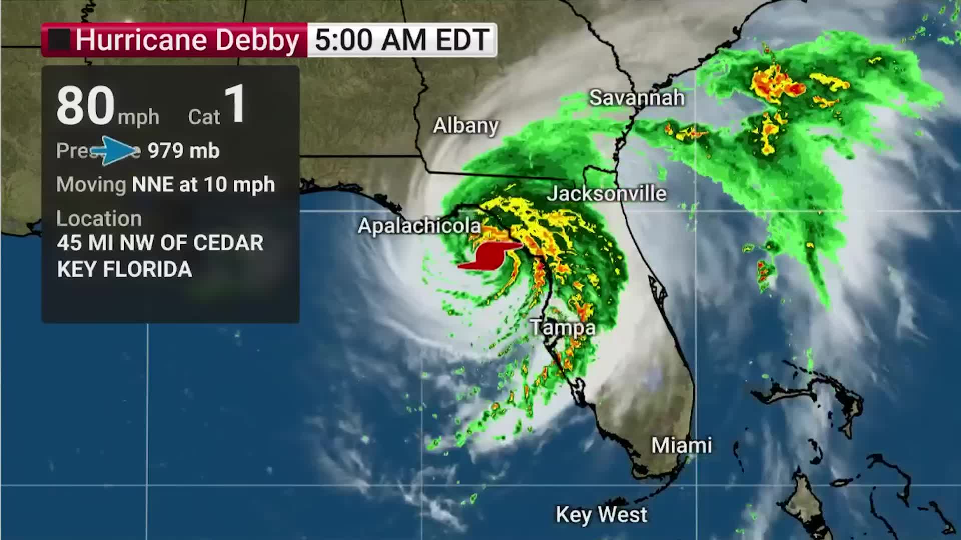 Hurricane Debby Nears Florida Landfall - Videos from The Weather Channel
