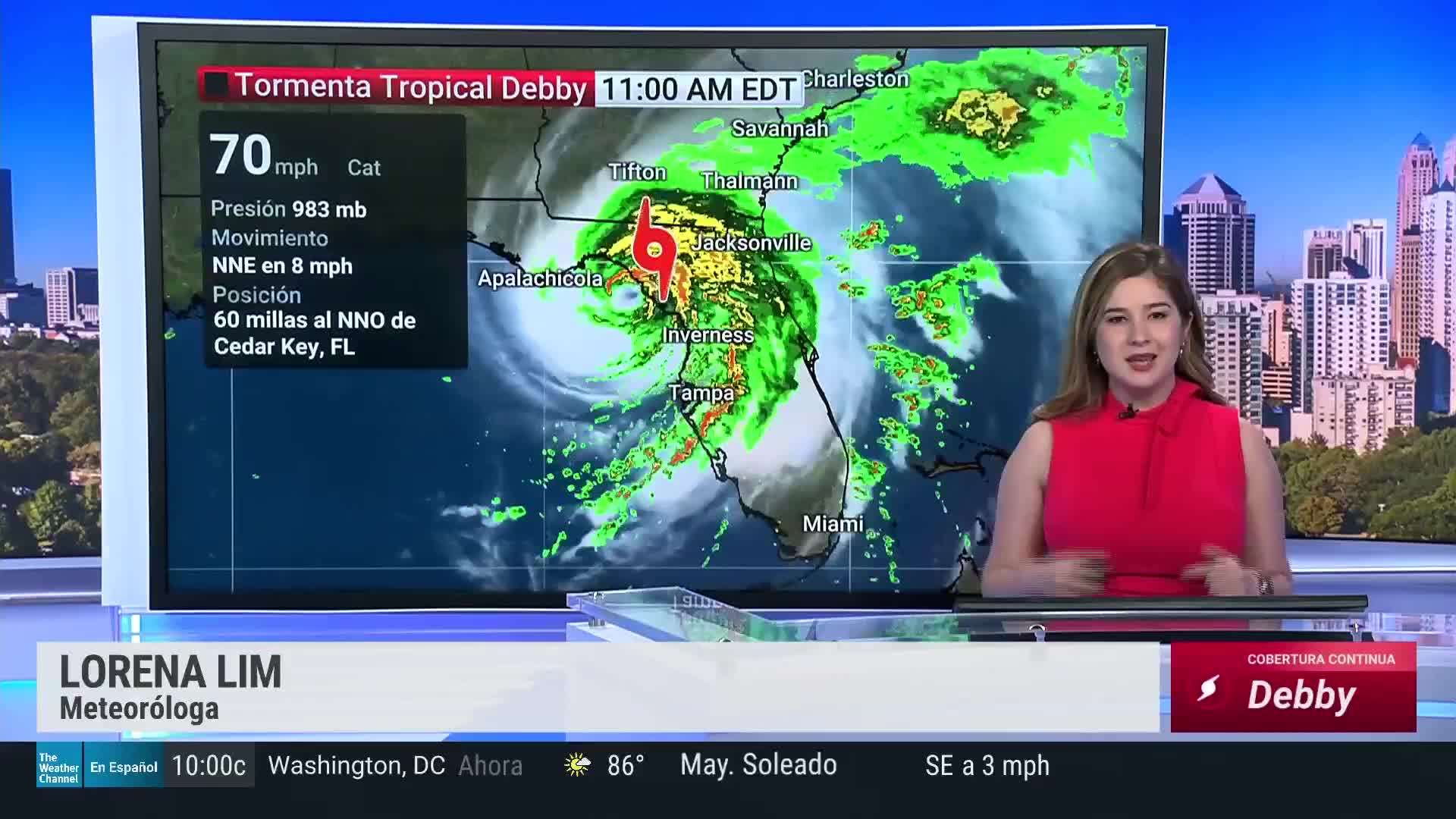 Seguimiento a la Tormenta Debby - Videos de The Weather Channel