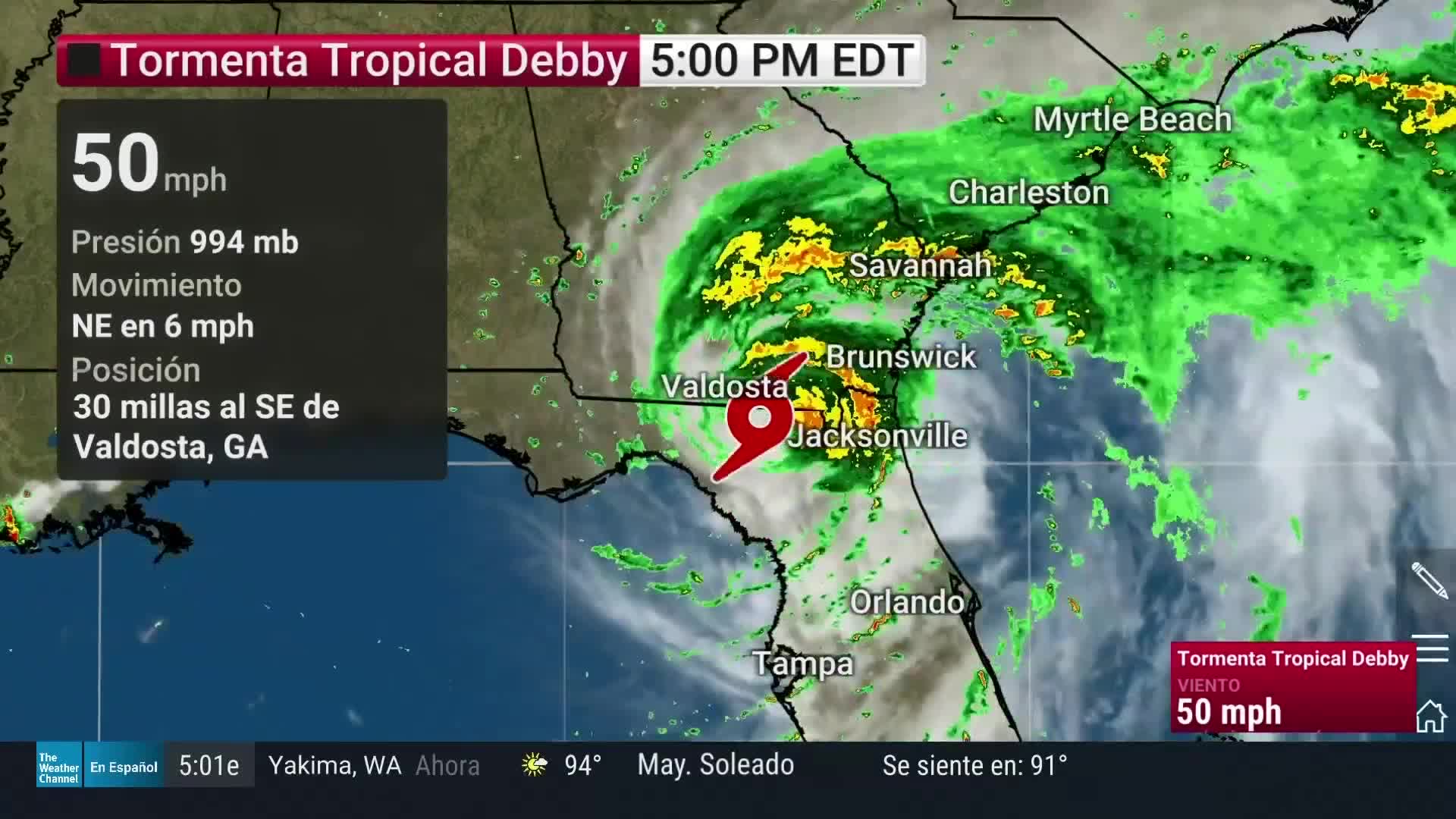 Radar del tiempo nacional y local, pronóstico diario, huracanes e ...