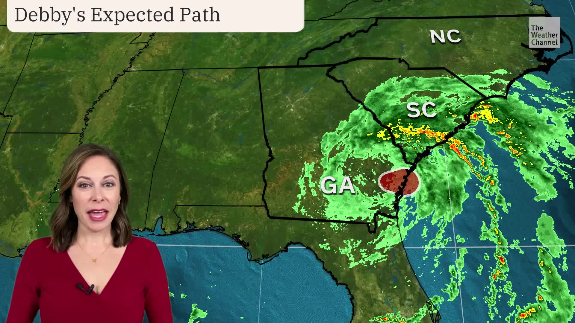 Debby Forecast: Southeast Flood Threat Increasing - Videos from The ...