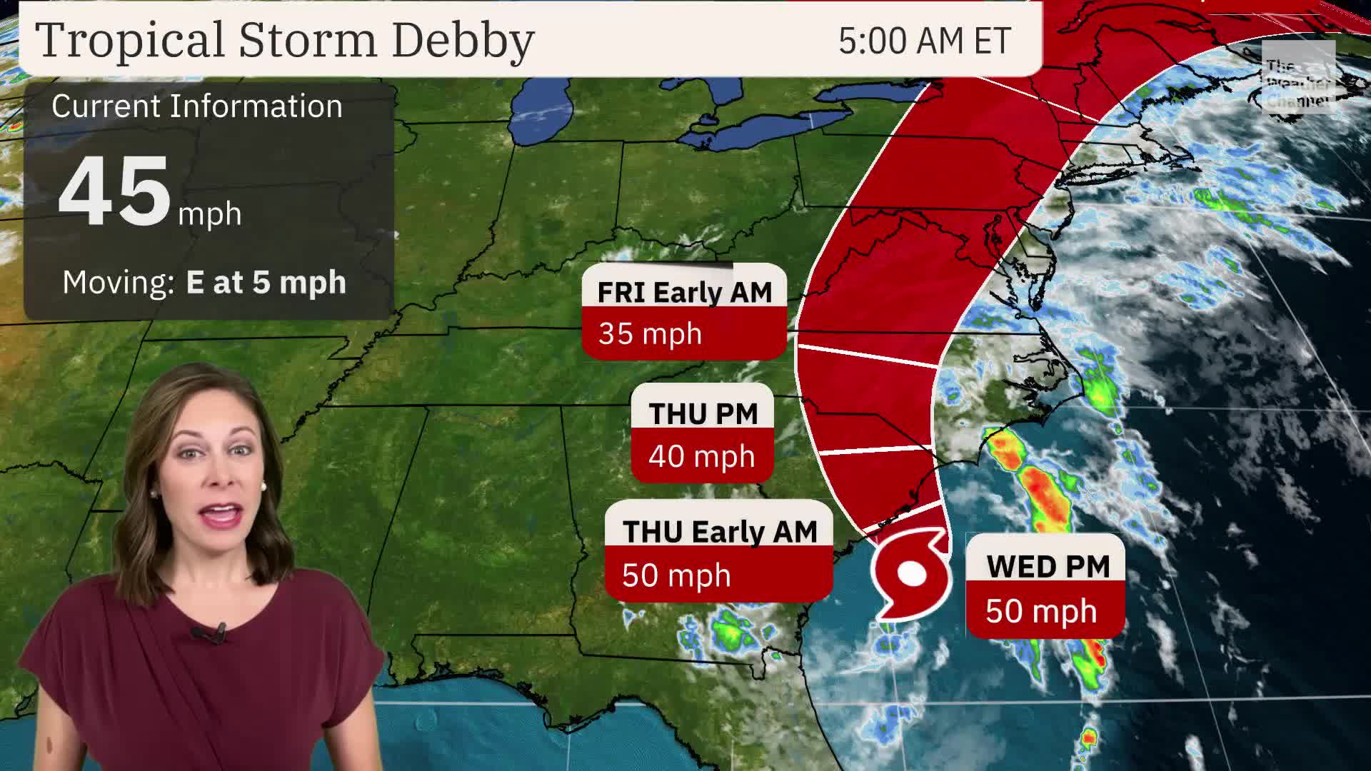 Debby Lingers Off East Coast; Flood Risk Continues - Videos from The ...