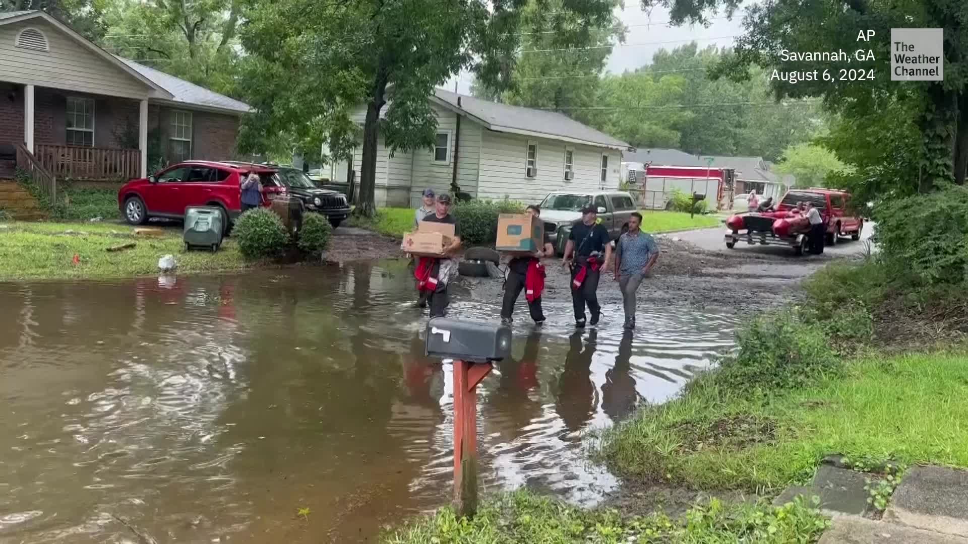 ‘I Had To Sleep On The Kitchen Table’ - Videos from The Weather Channel
