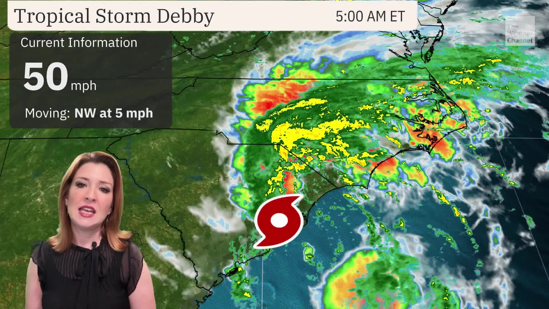 Tornado, Flood Threat As Debby Dumps On Carolinas - Videos from The ...