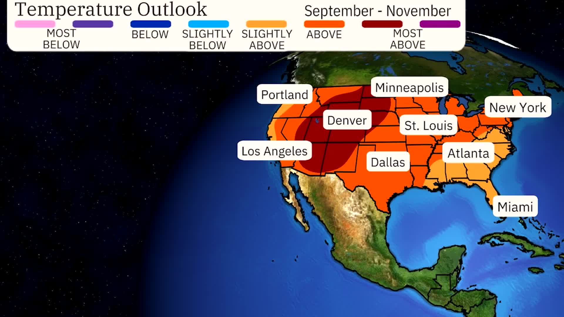 Fall Outlook: Hotter Than Average For Most - Videos from The Weather ...