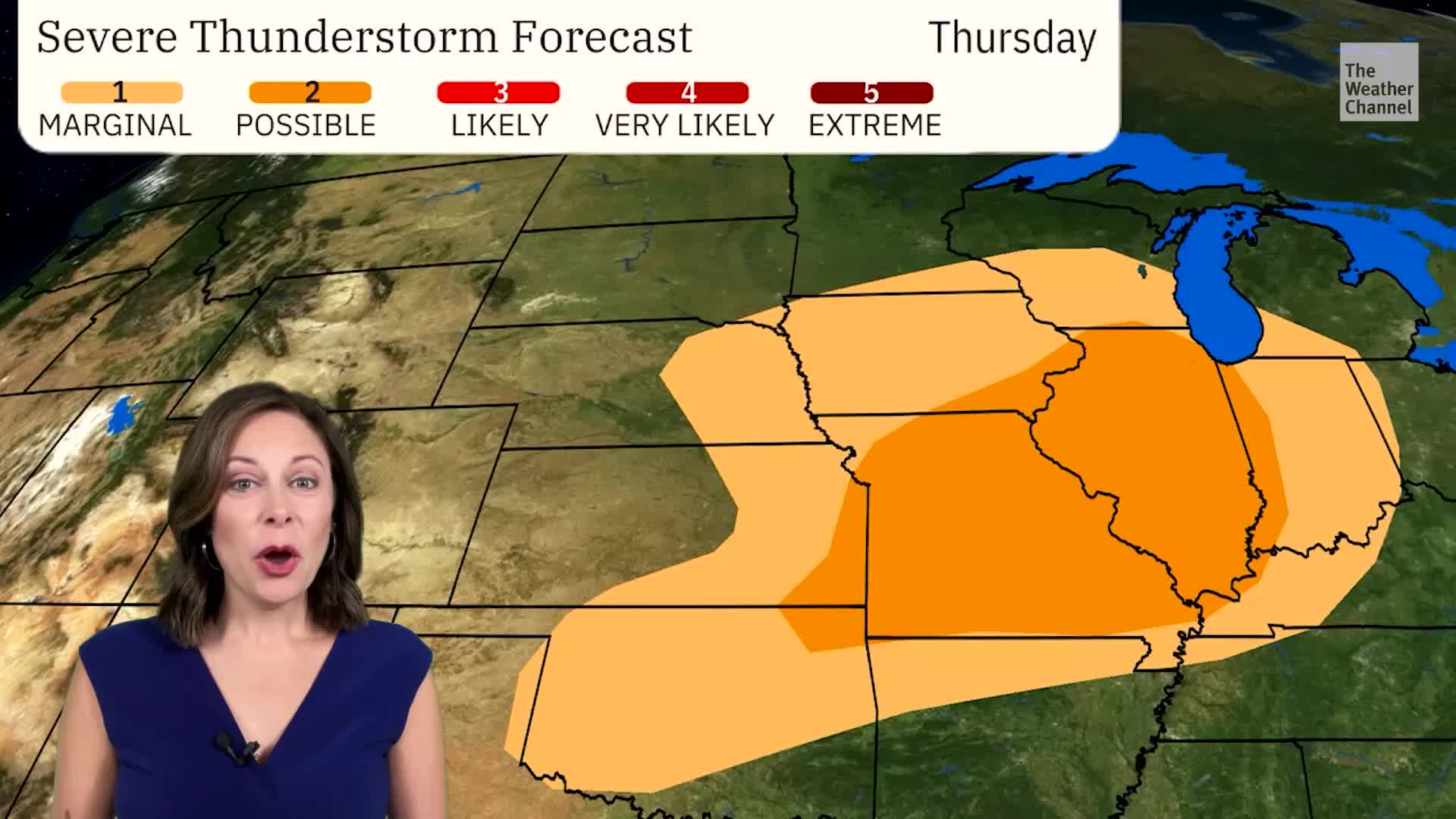 Severe Storms Heavy Rain For Midwest Thursday Videos From The