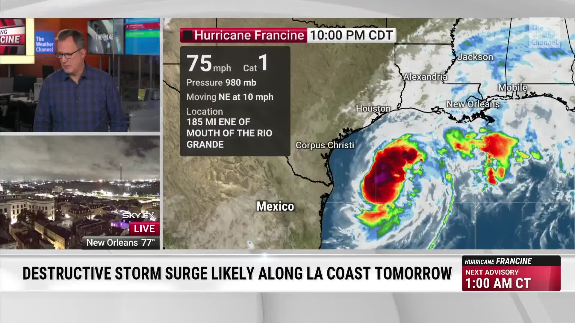 Francine A Hurricane Threat To Louisiana - Videos from The Weather Channel