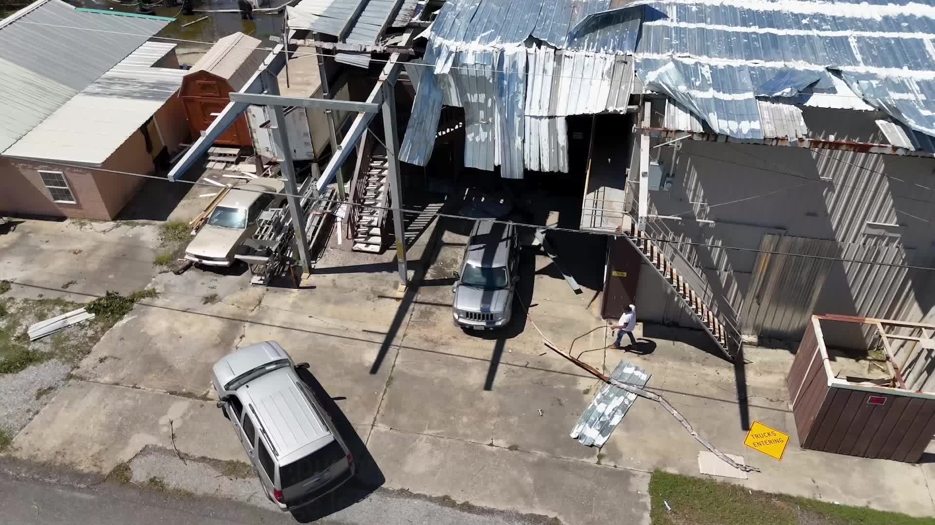 Small Town Takes Hard Hit From Francine - Videos from The Weather Channel