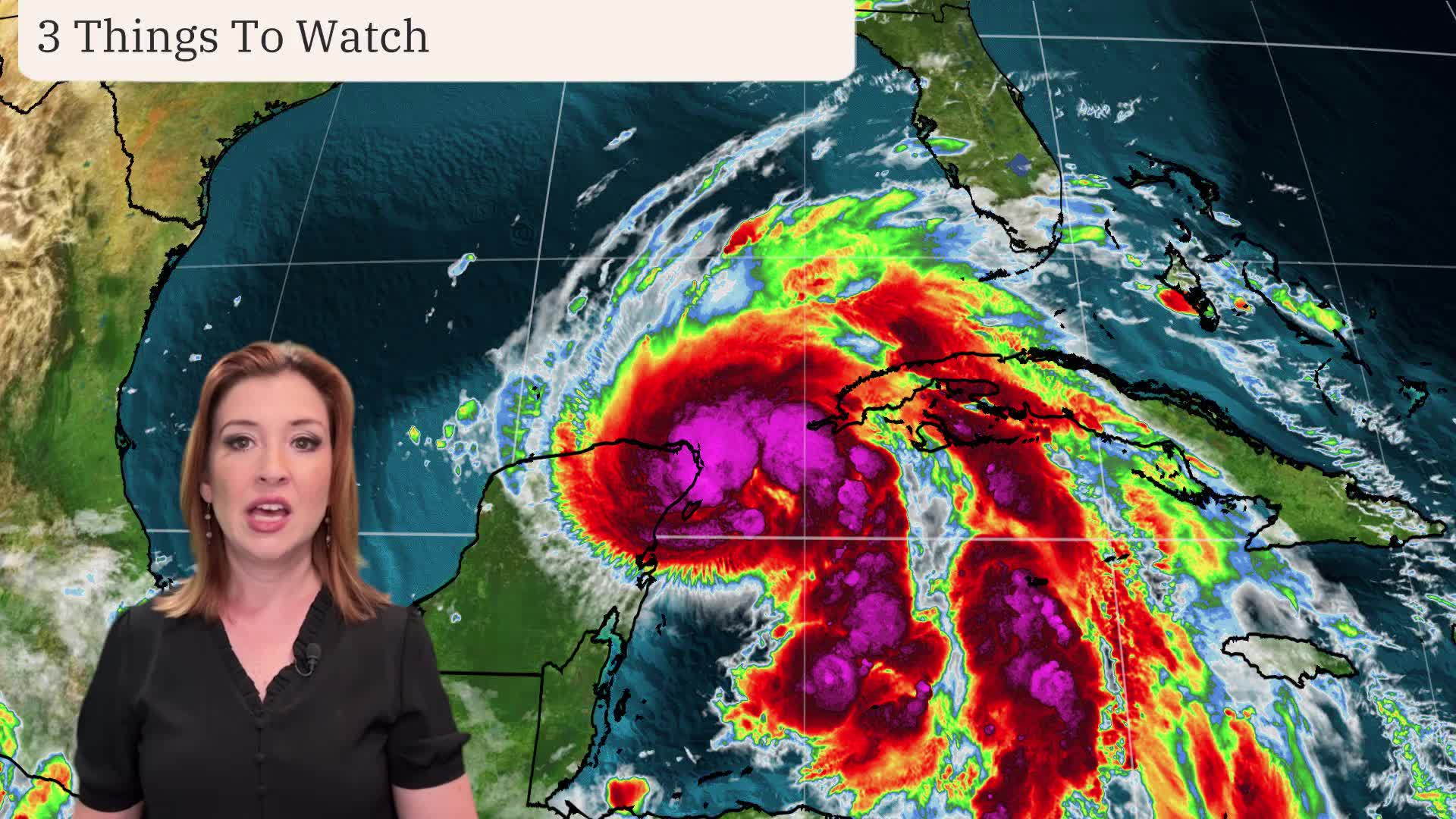 Helene's Size, Strength And Track - Videos from The Weather Channel